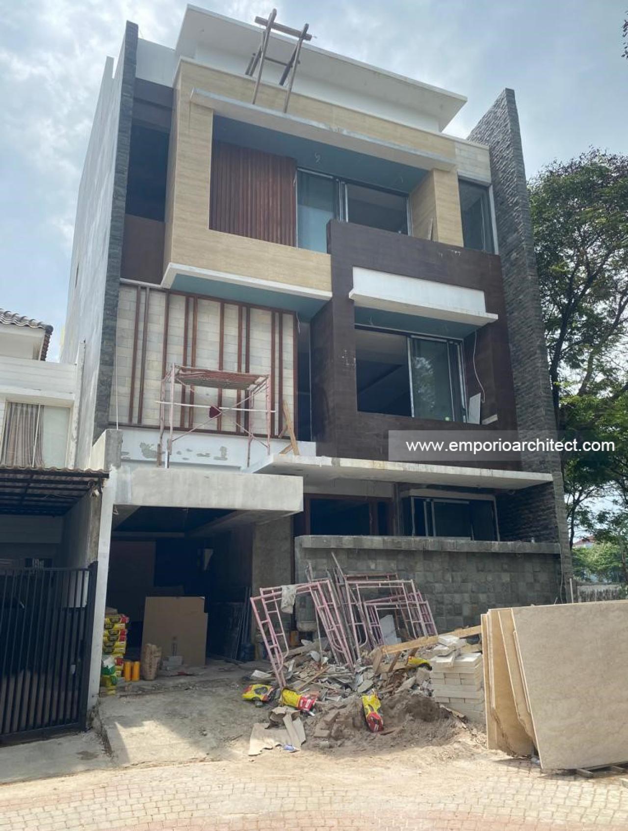 Construction Progress of Mr. CHL Private House in PIK, Jakarta Utara