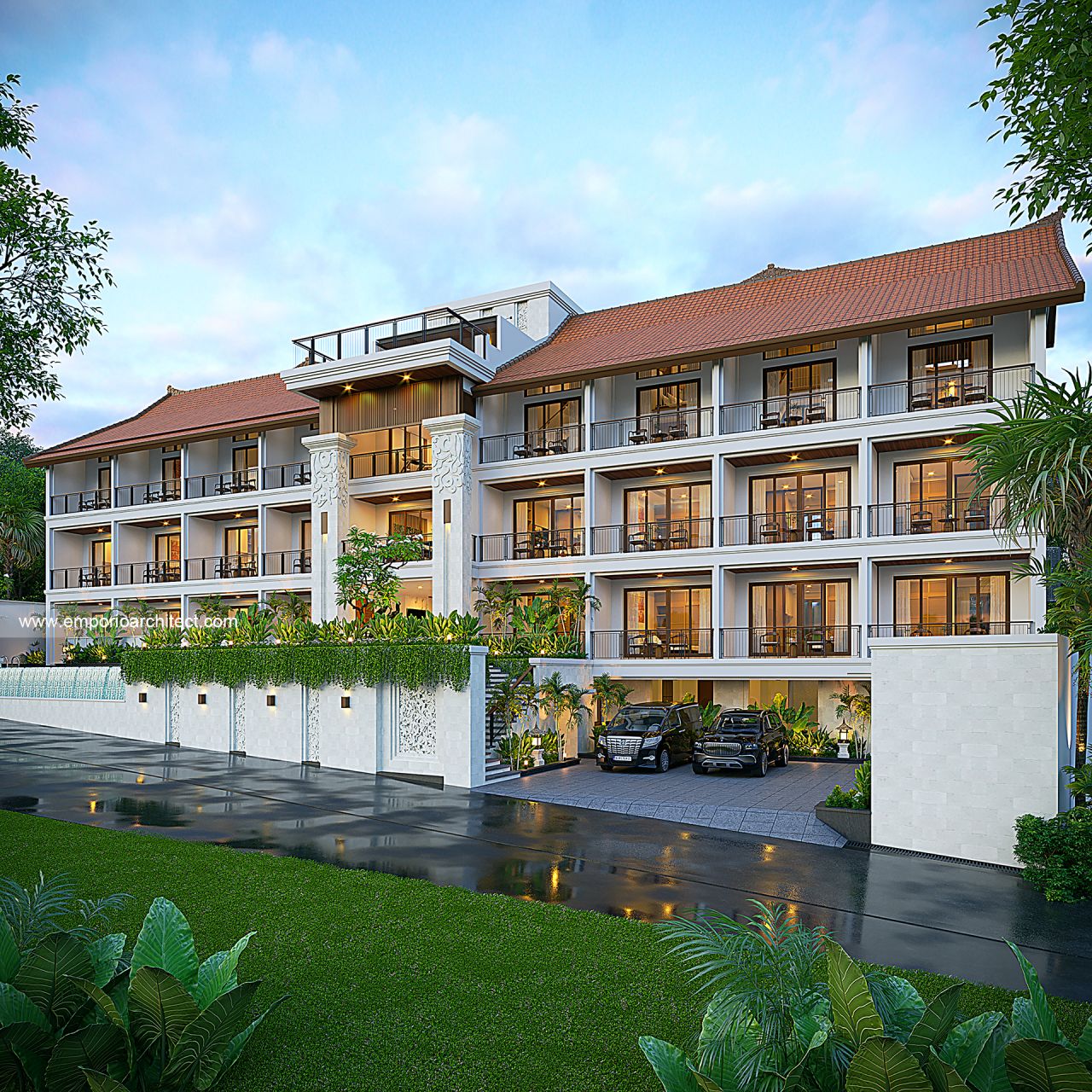 Mr. ATN 1733 Villa Bali Building 4 Floors Design - Badung, Bali 38695 ...