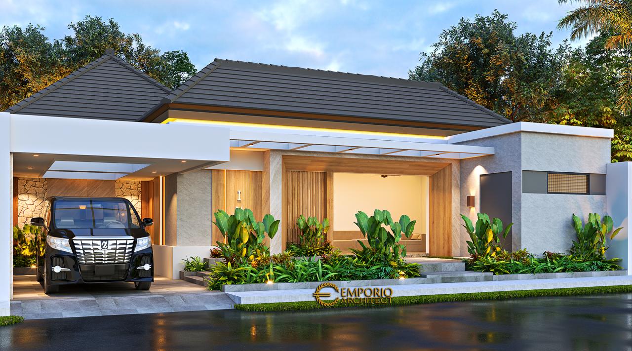 Desain Guest House Modern 1 Lantai Bapak Glein