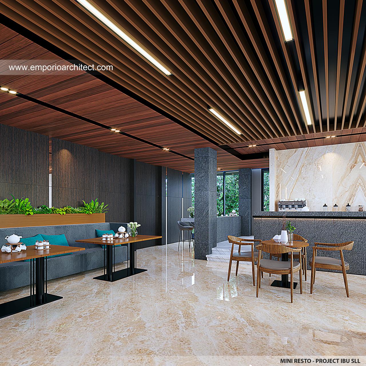 Desain Mini Resto Kantor Modern 4 Lantai Ibu SLL di Jakarta 33367 ...