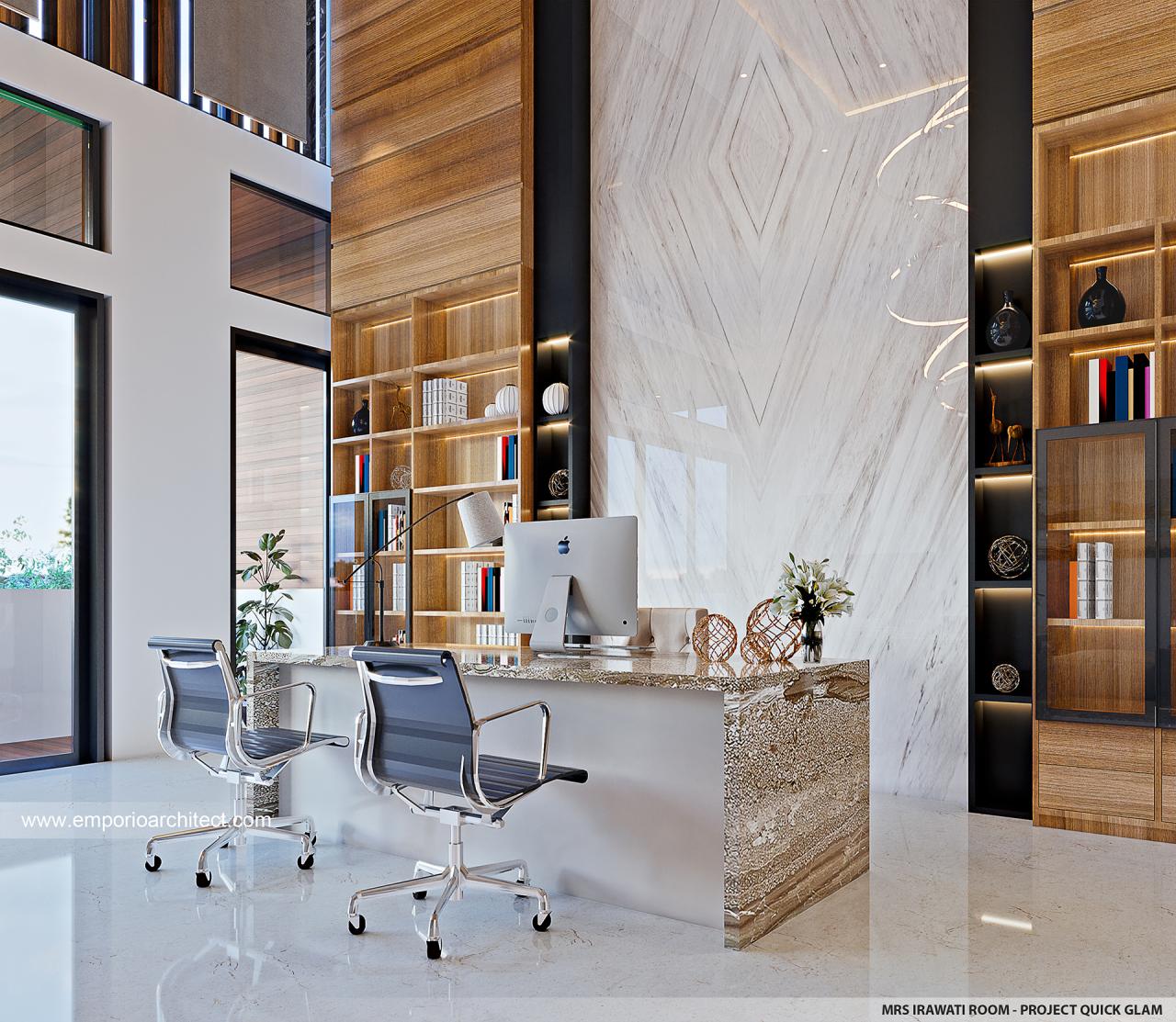 Desain Mrs. Irawati Room Klinik Kecantikan Quick Glam Modern 4 Lantai ...