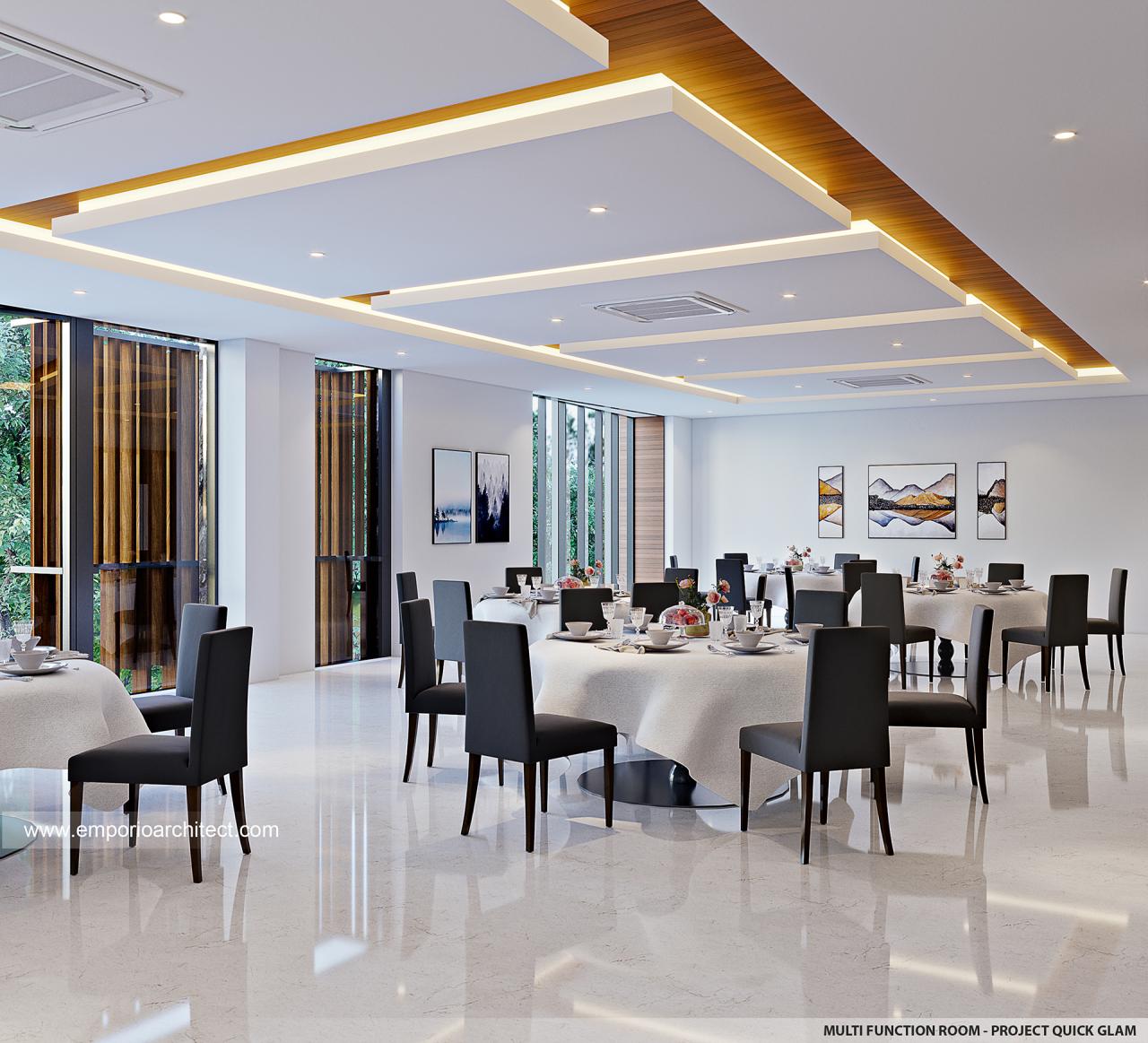 Desain Multi Function Room Klinik Kecantikan Quick Glam Modern 4 Lantai ...