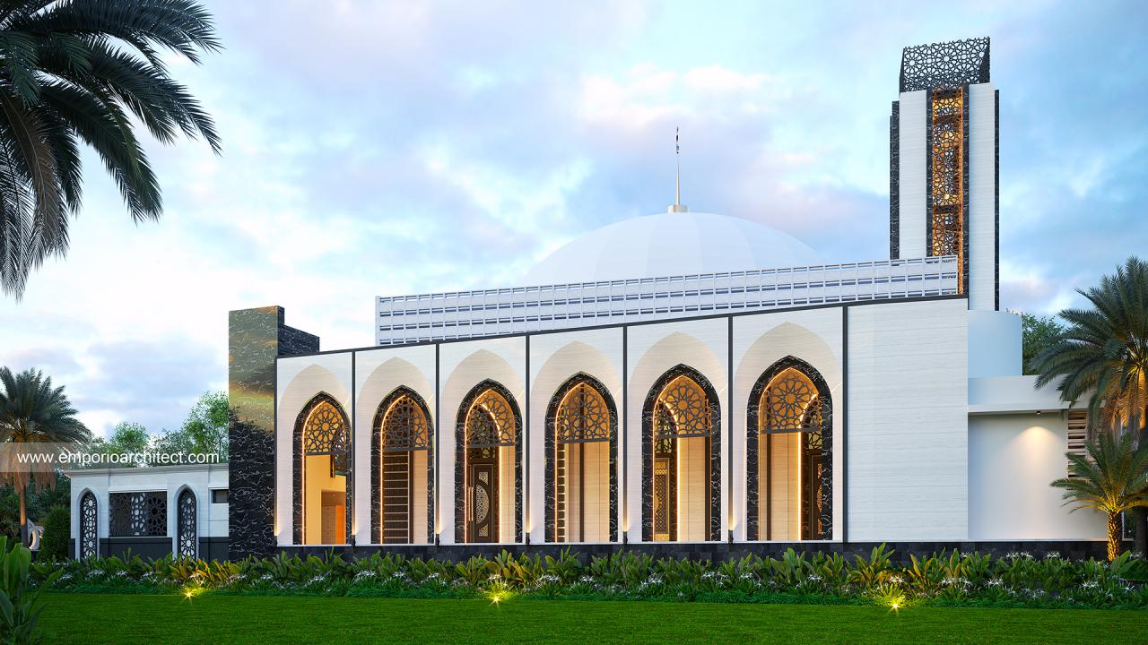 ZBA 1542 Modern Mosque 1 Floor Design - Solok, Sumatera Barat 31375 ...