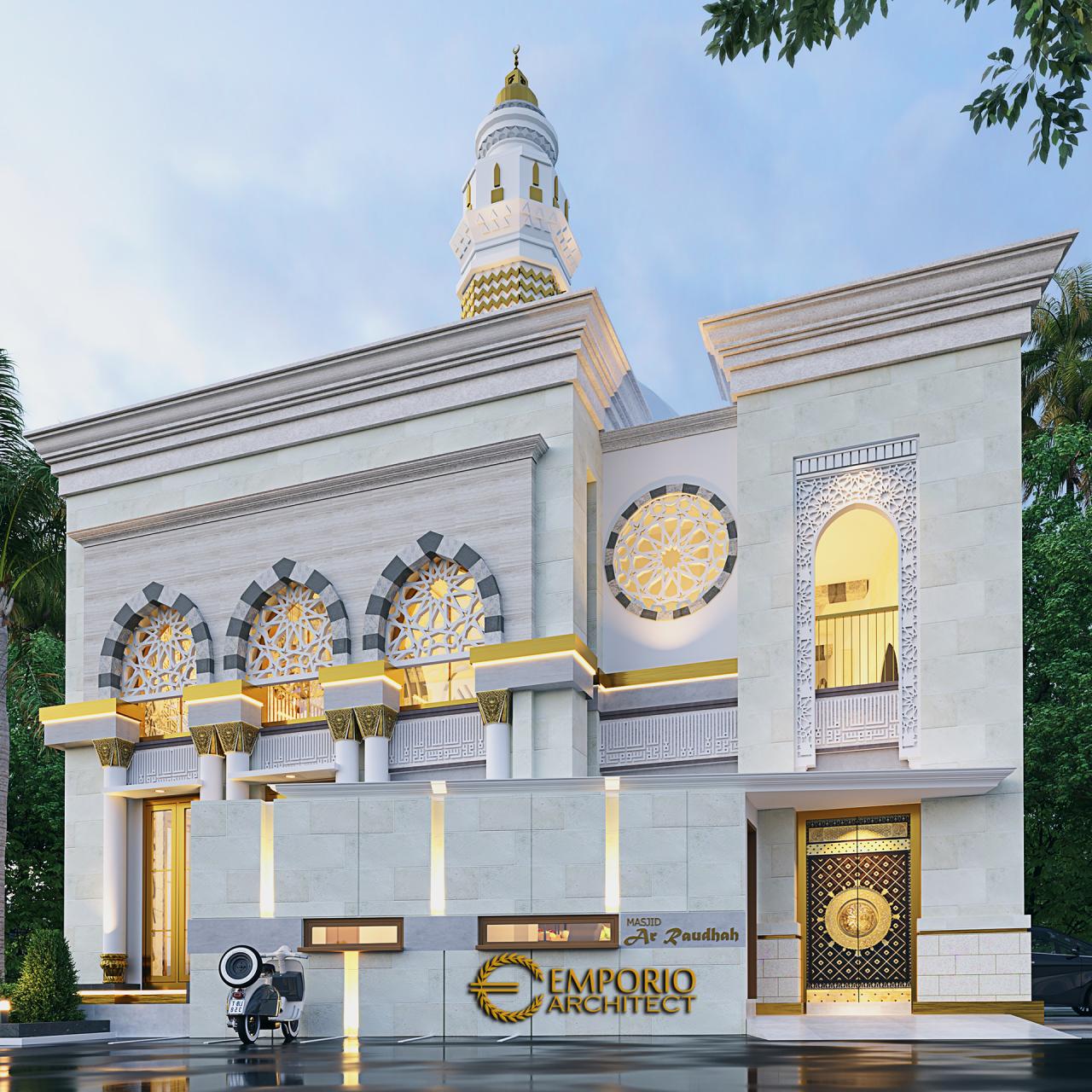 Modern Mosque 2 Floors Design - Sidoarjo, Jawa Timur 21930 - Mosque Design