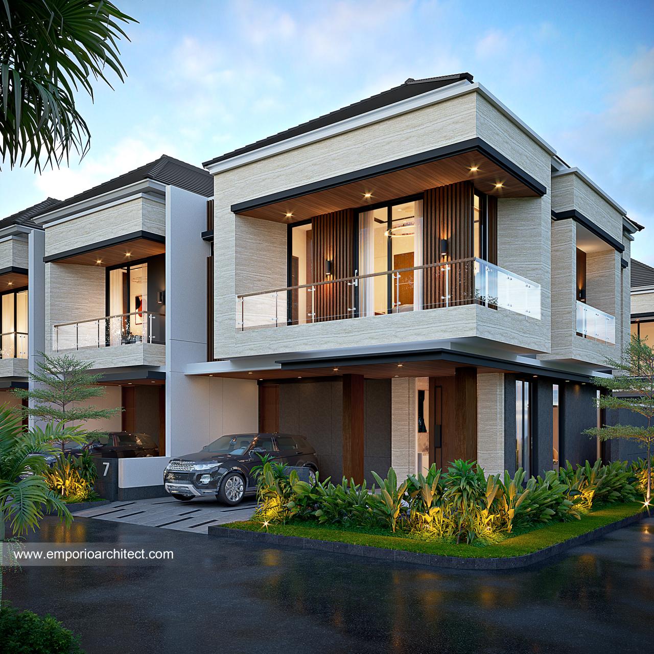 Desain Tampak Hook Perumahan Cherry Field by Matahari Land Modern 2 ...