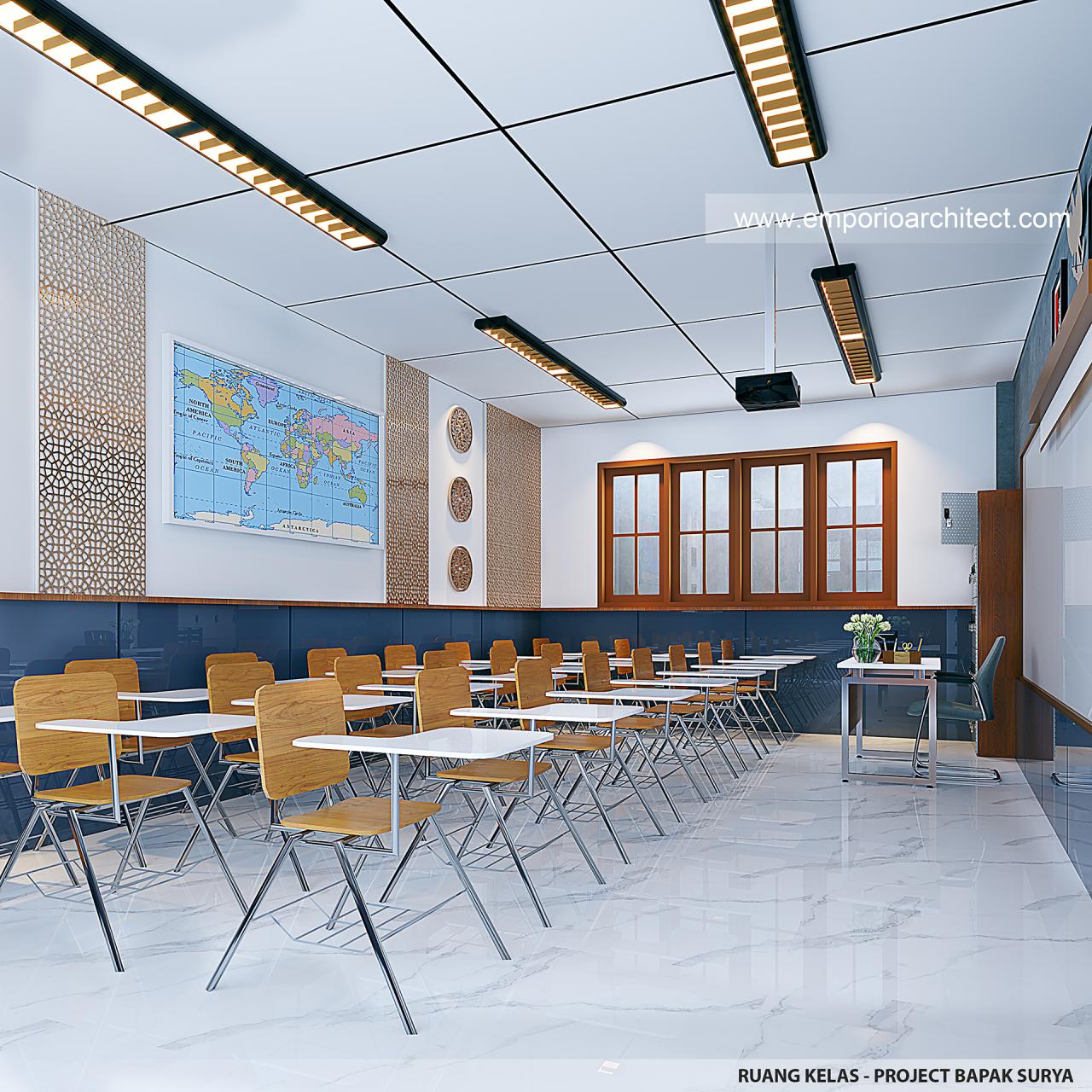 Desain Ruang Kelas Pondok Pesantren Mediteran 2 Lantai Bapak SRY di ...