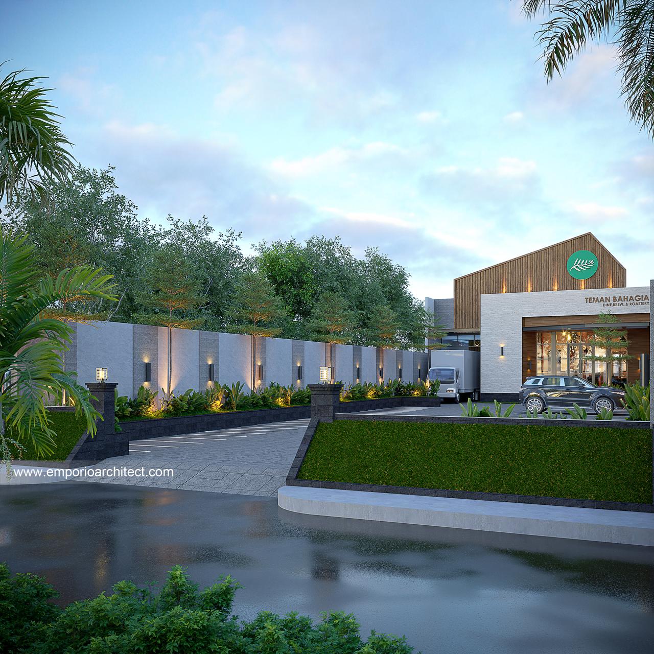 #facadedesign - Mr. SHY Teman Bahagia Restaurant Modern 1 Floor Design ...