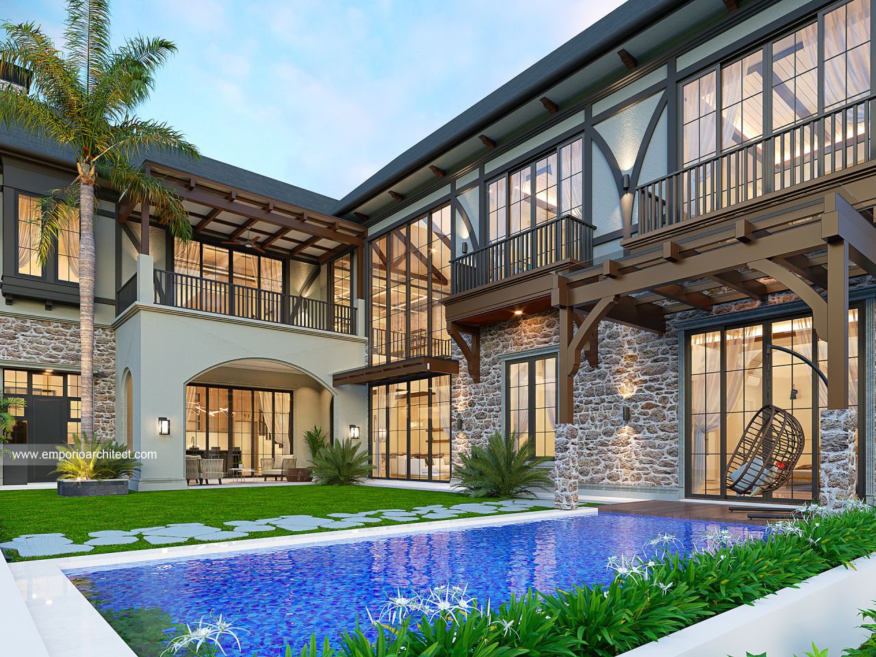 60+ American Style House Design - Emporio Architect