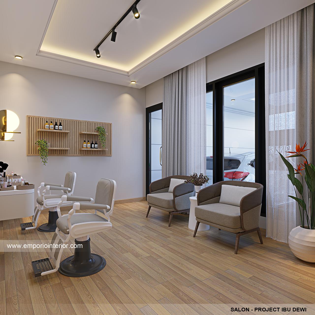 Desain Salon Rumah dan Salon Klasik 2 Lantai Ibu DDW di Klungkung, Bali ...