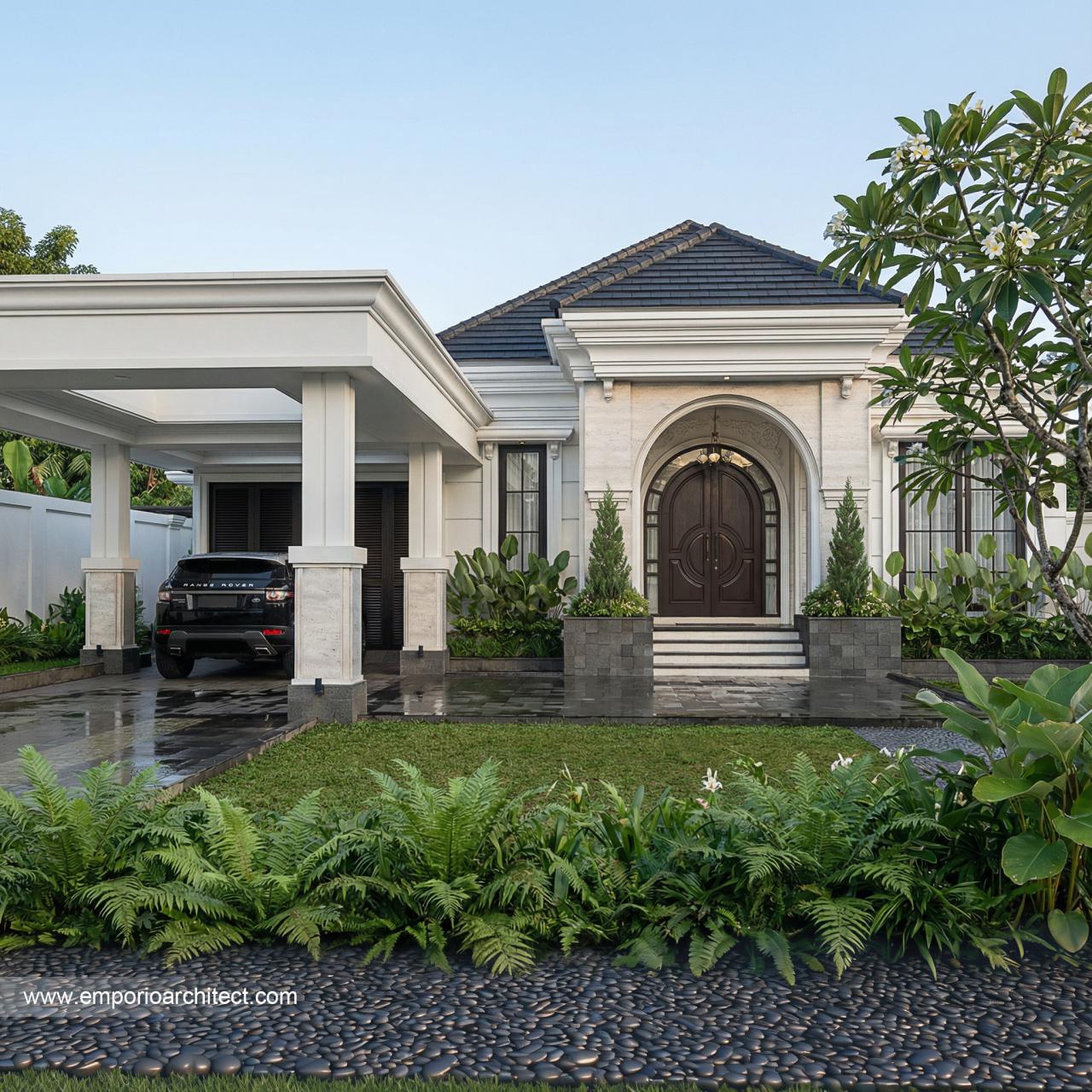 Mr. PWJ 2251 Classic House 1 Floor Design - Lampung 48471 - Home ...