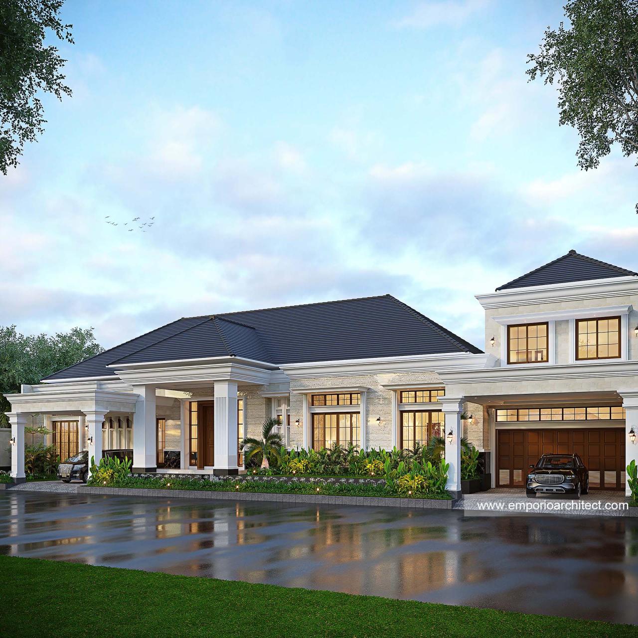 Mrs. MY 1556 Classic House 1.5 Floors Design - Tebet, Jakarta Selatan ...