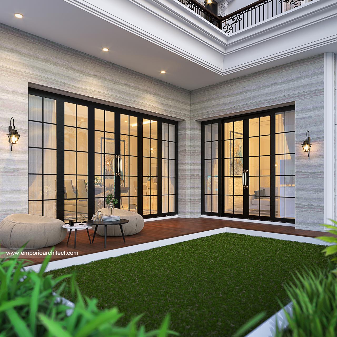 Mr. Daniel Classic House 2 Floors Design - Surabaya 22007 - Backyard Design