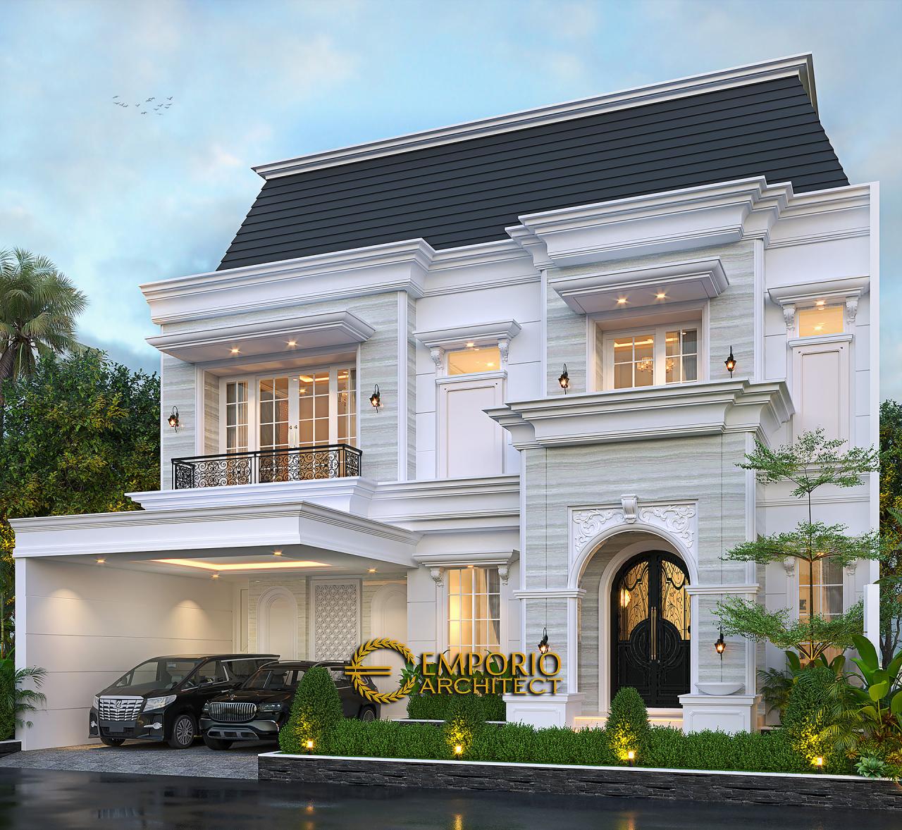 Mr. Usman Classic House 2 Floors Design - Makassar