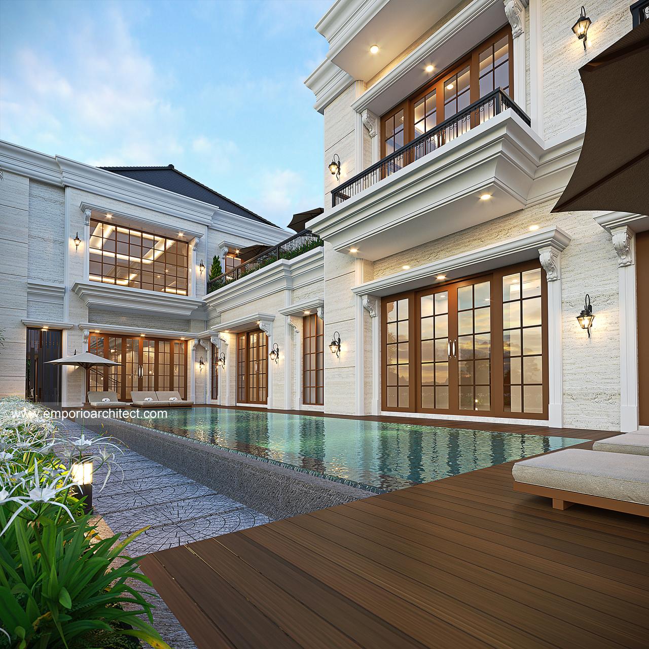 Mrs. YN Classic House 2 Floors Design - Madiun, Jawa Timur 32199 ...