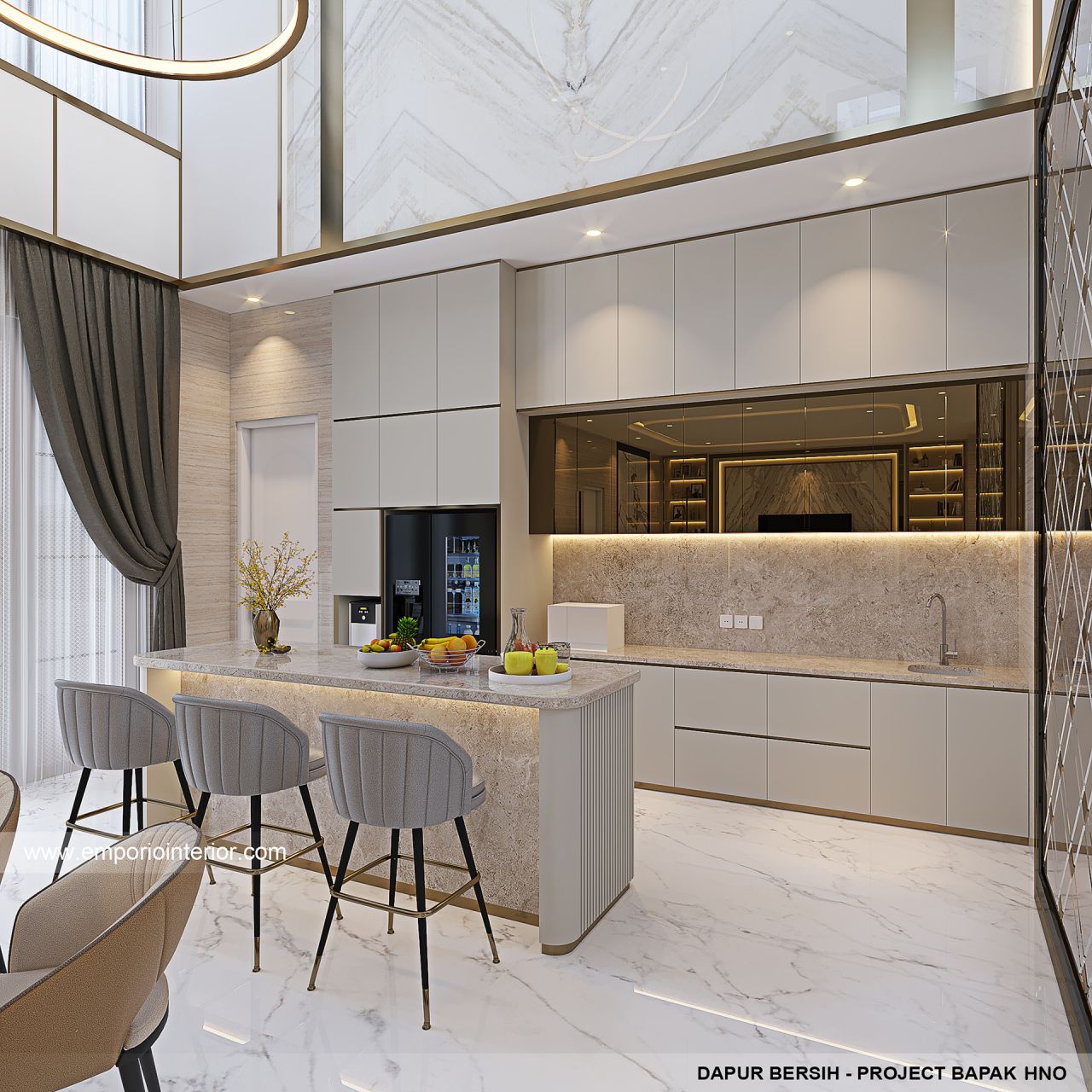 Mr. HNO 2070 Classic House 2 Floors Design - Semarang 43910 - Kitchen ...