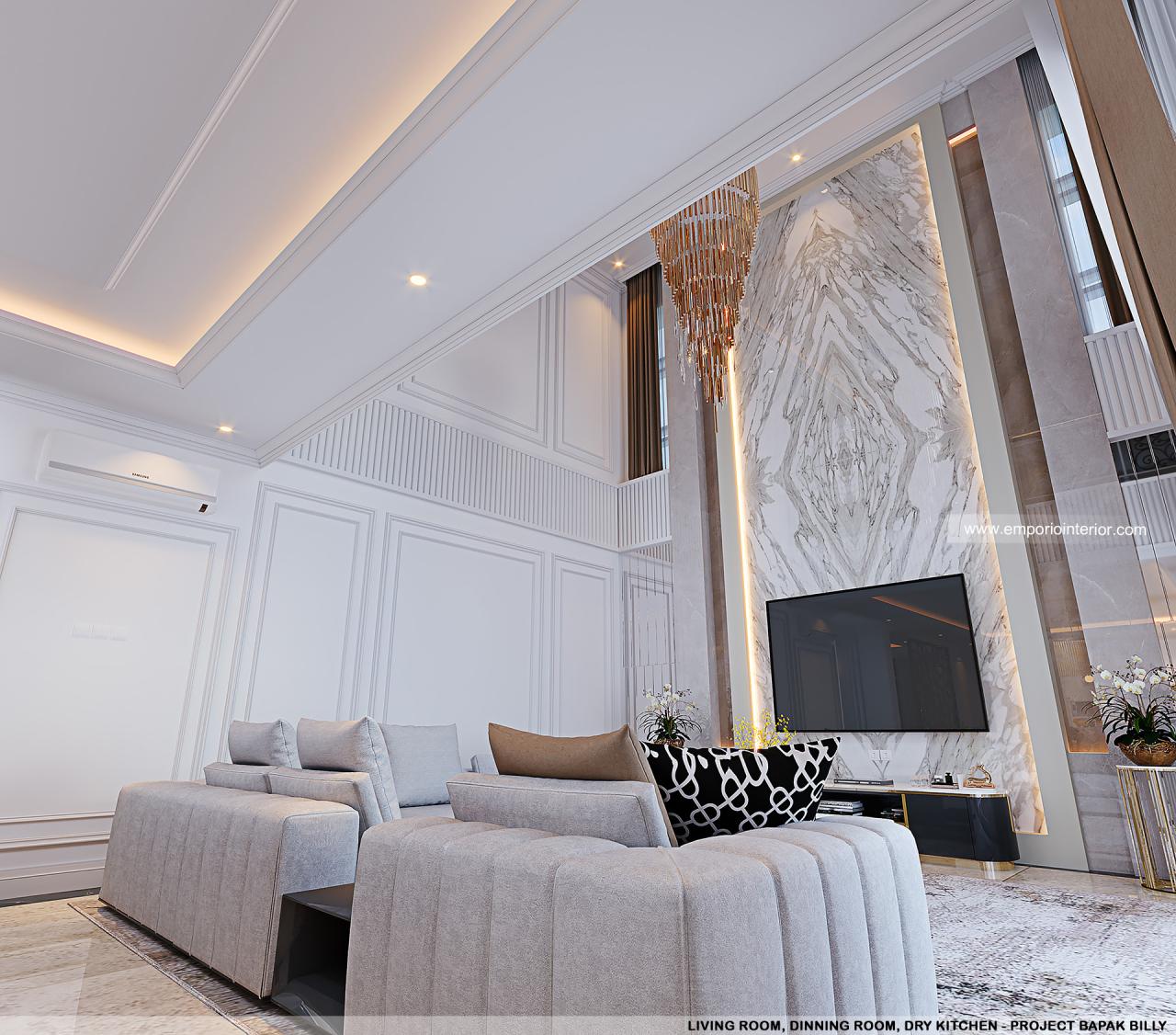 Mr. BLL Classic House 2 Floors Design - Manado, Sulawesi Utara 23854 - Interior Home Design