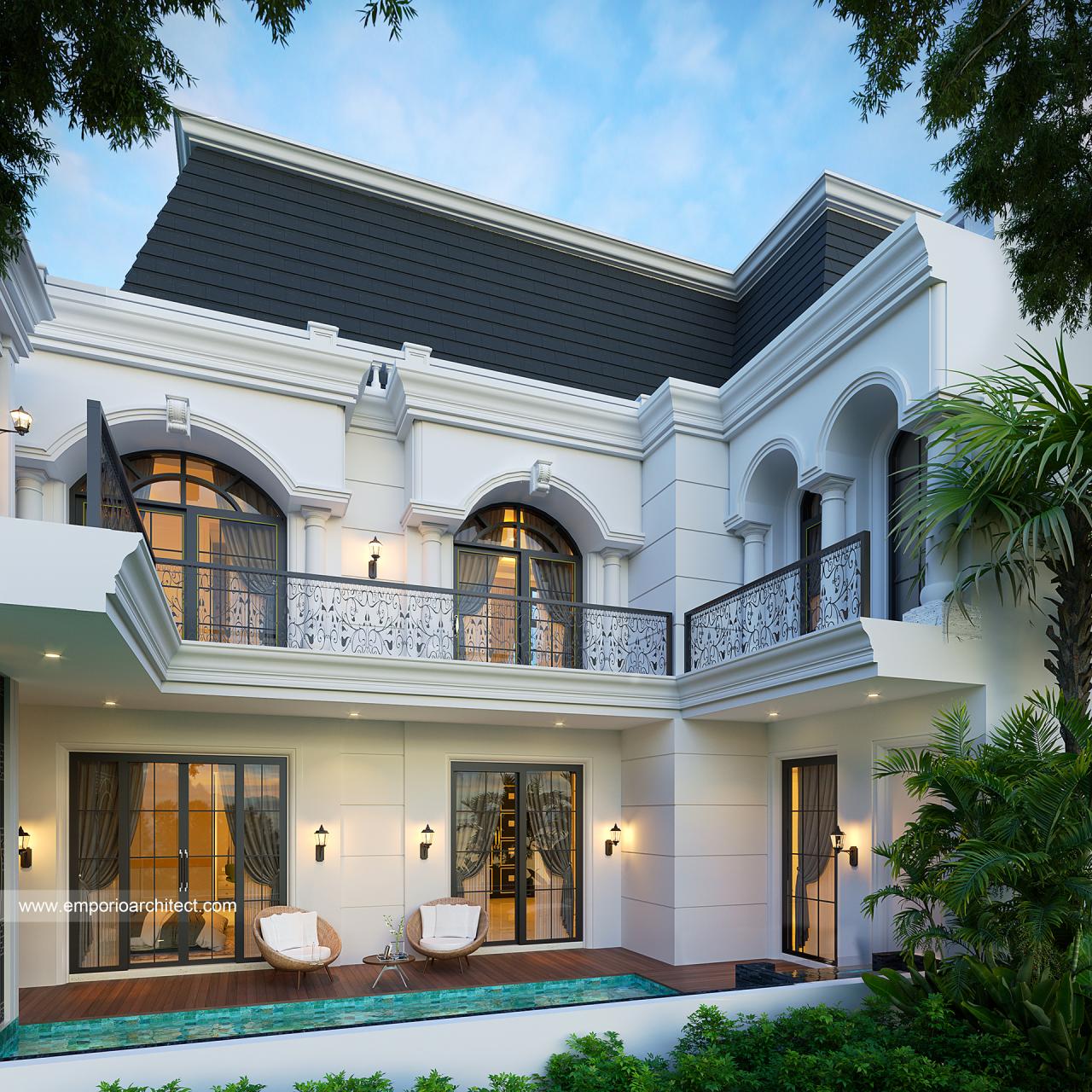 Mrs. HD 1652 Classic House 2 Floors Design - Surabaya 34959 - Classic ...