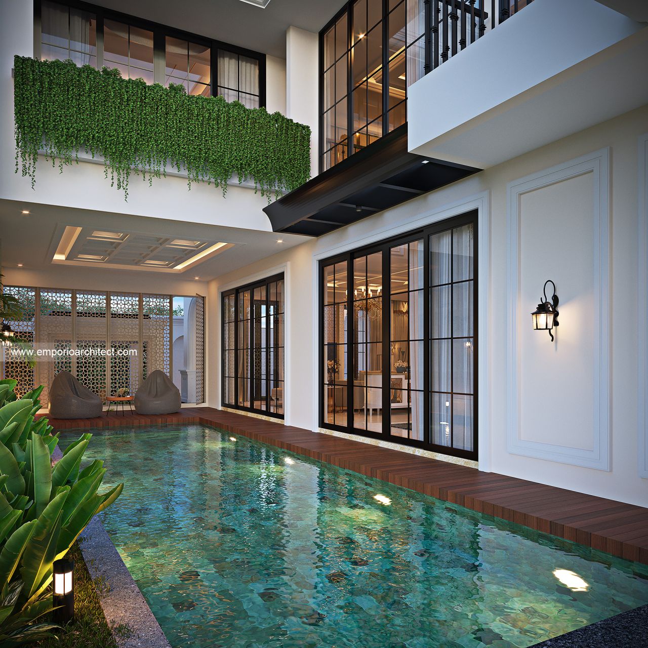 Mrs. D 1819 Classic Mediterranean House 2 Floors Design - Malang 39604 ...