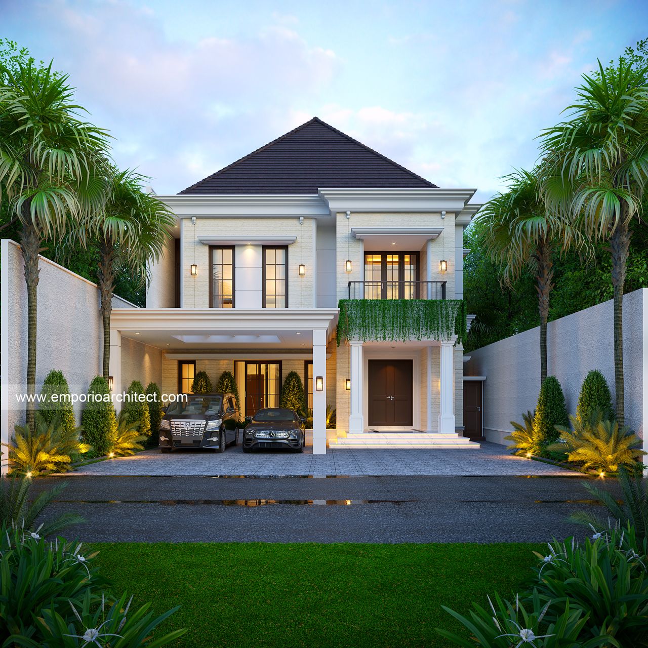 Mrs. S 1764 Classic House 2 Floors Design - Tangerang 38189 - Classic ...