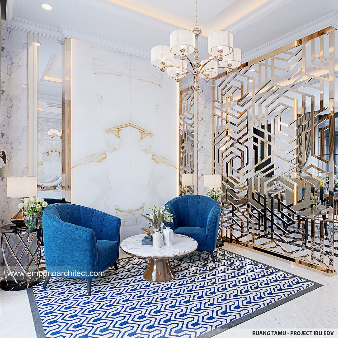 Mrs. EDV 1689 Classic House 2 Floors Design - Pekanbaru, Riau 35712 ...