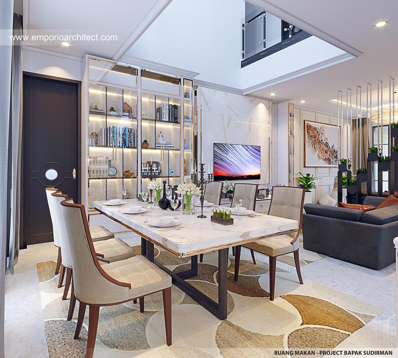 Mr. SRM 1394 Classic House 2 Floors Design - Palembang 26928 - Dining ...