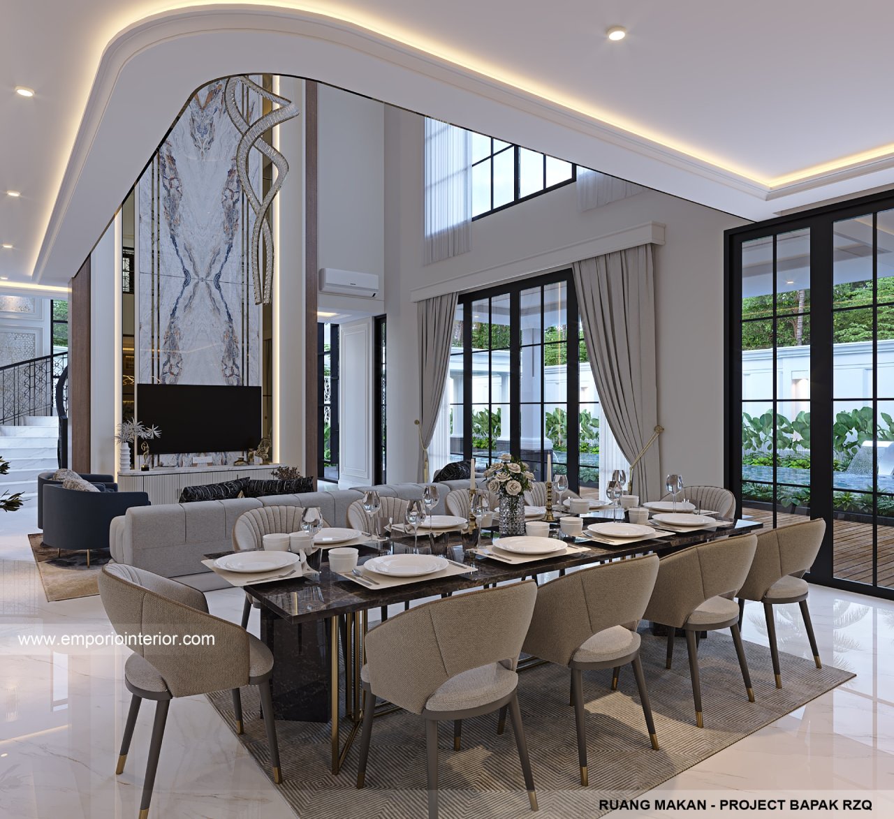 Mr. RZQ Classic Mediterranean House 2 Floors Design - Batang, Jawa ...