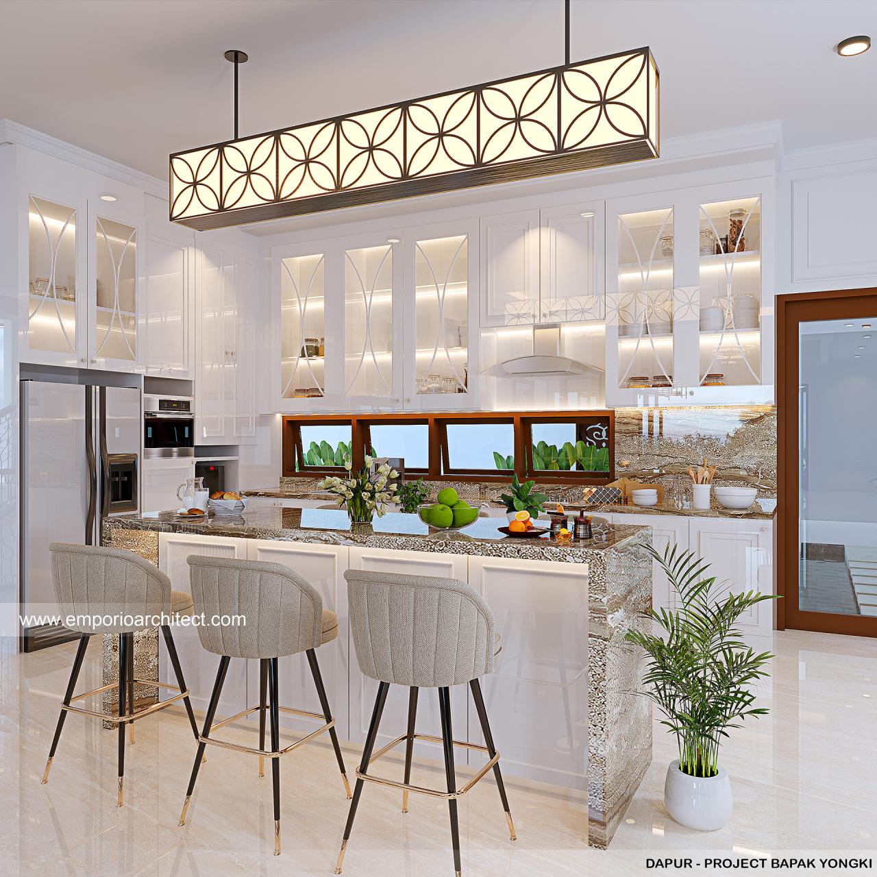 Mr. YGK 1404 Classic Modern House 2.5 Floors Design - Sentul City, Bogor 29539 - Interior Design