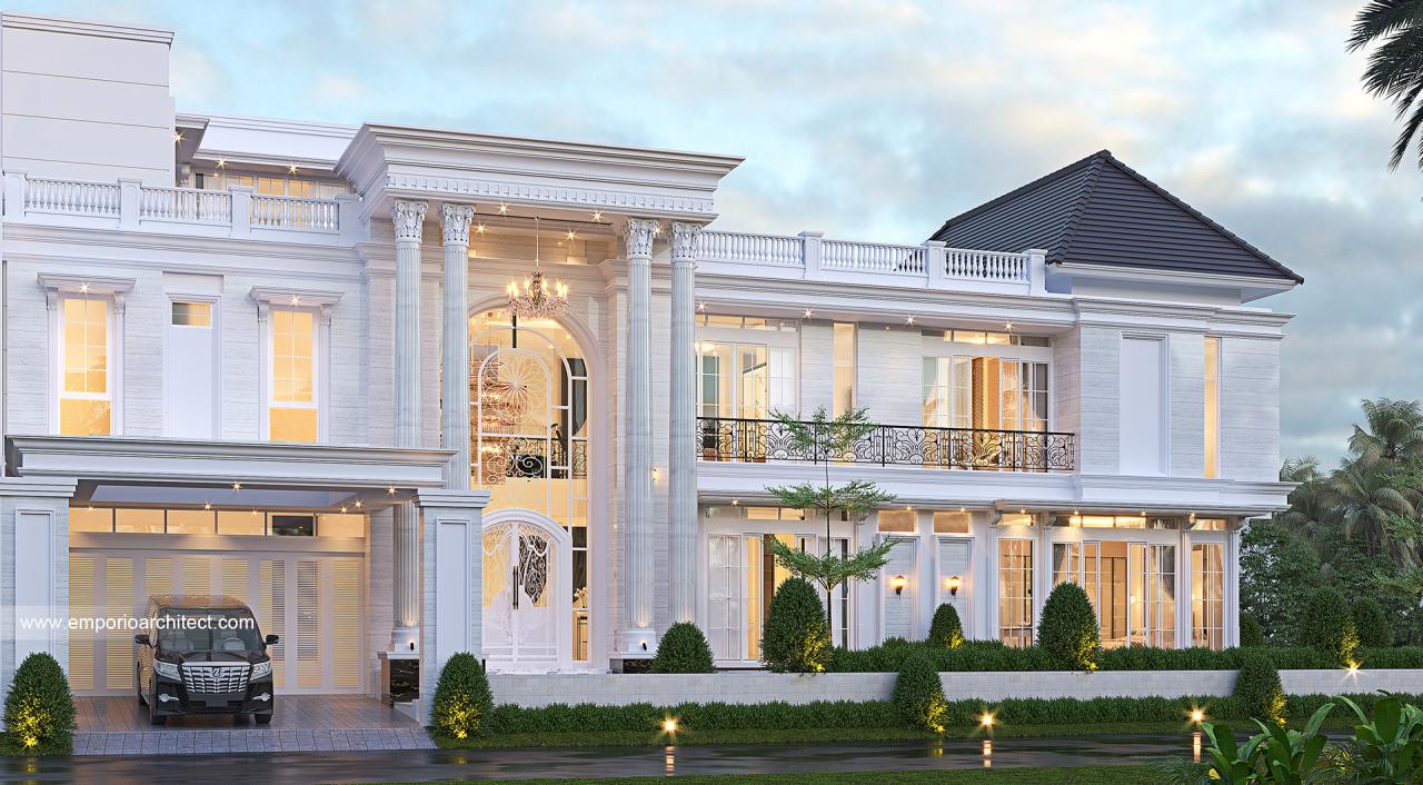 Mrs. TMY 1359 Classic House 2.5 Floors Design - Jakarta 26563 - Home ...