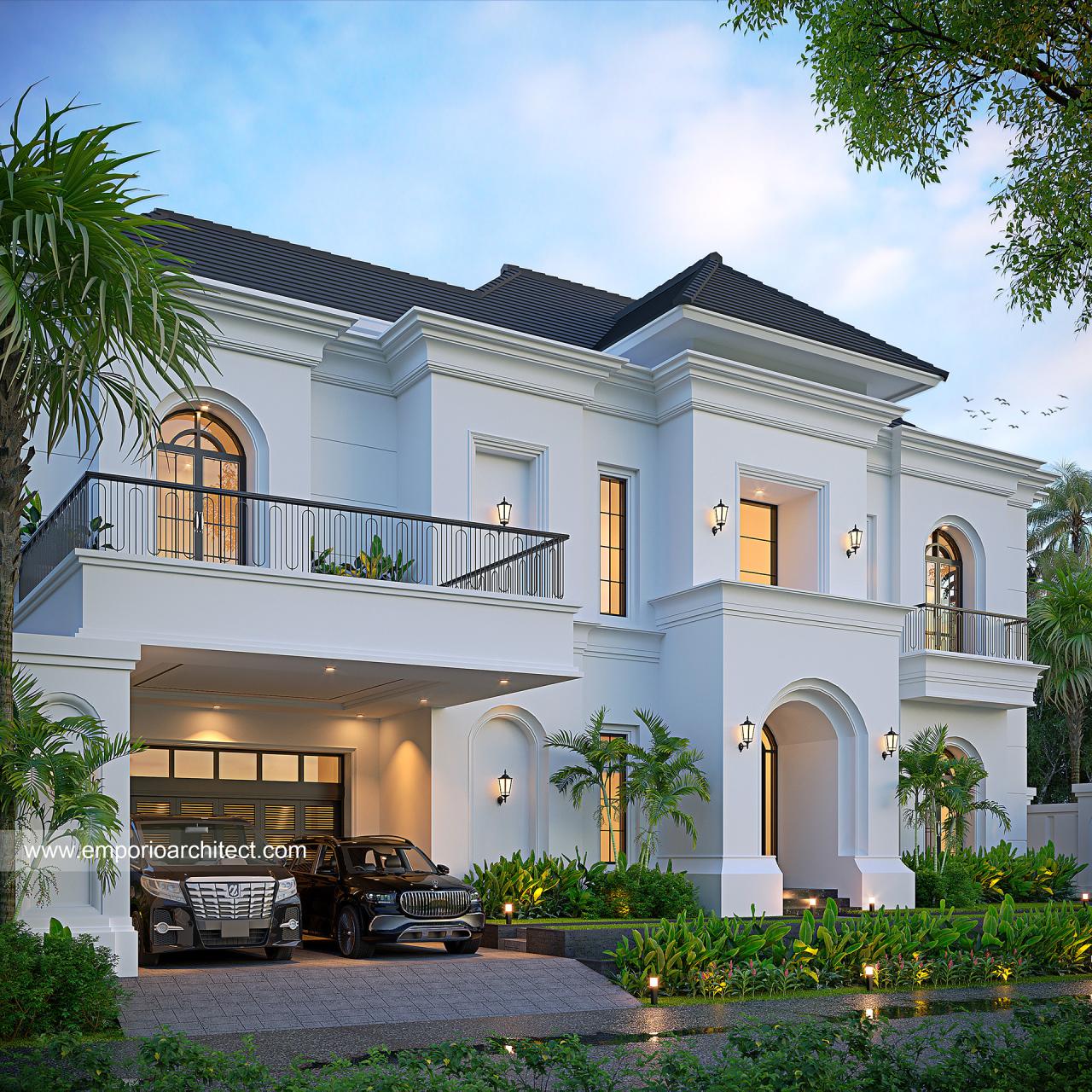 Mrs. ELN 2054 Classic House 2.5 Floors Design - Palembang 30134 - Home ...