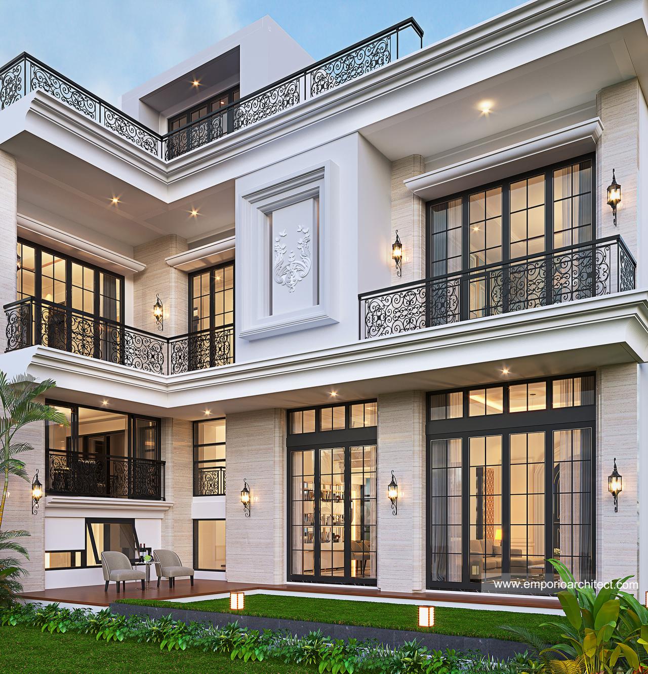Mr. NGM 1235 Mediterranean Classic House 2.5 Floors Design - India ...