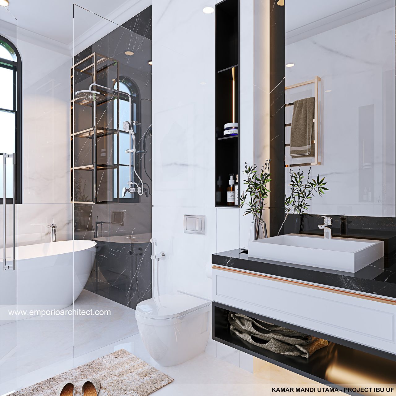 Mrs. UF 1702 Classic House 3 Floors Design - Jakarta 36350 - Interior ...