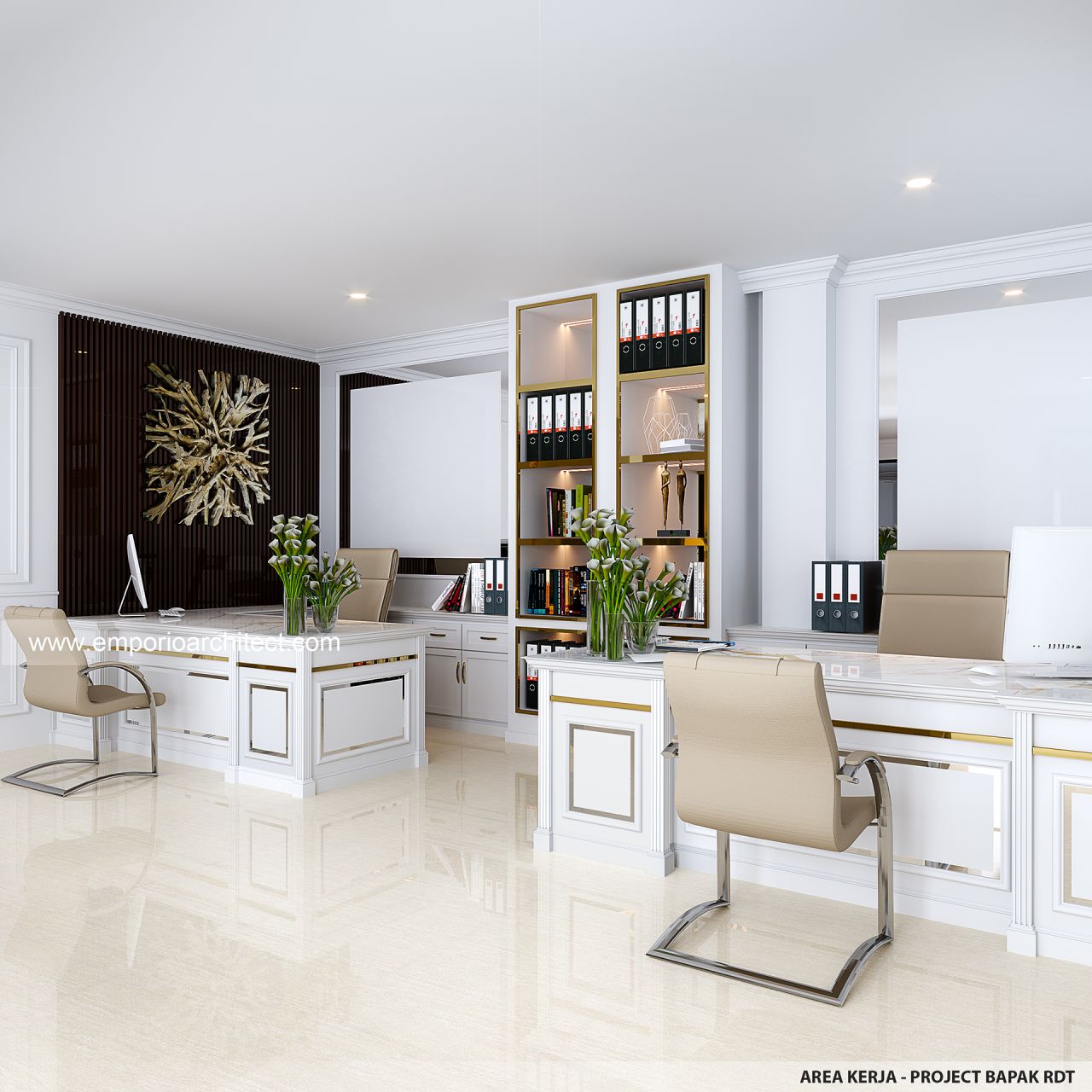 Mr. RDT 1798 Mediterranean House 3 Floors Design - Tebet, Jakarta ...