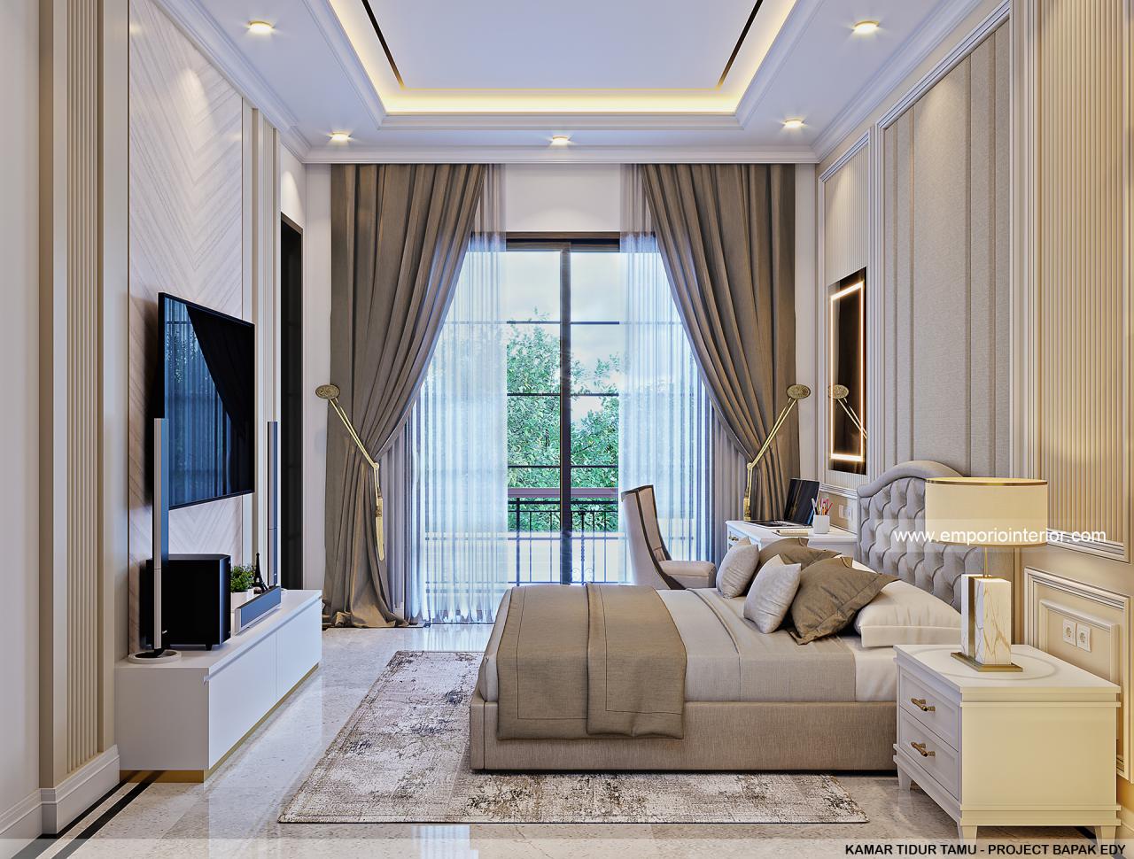 Mr. ED Classic House 3 Floors Design - Surabaya 24810 - Ceiling Design