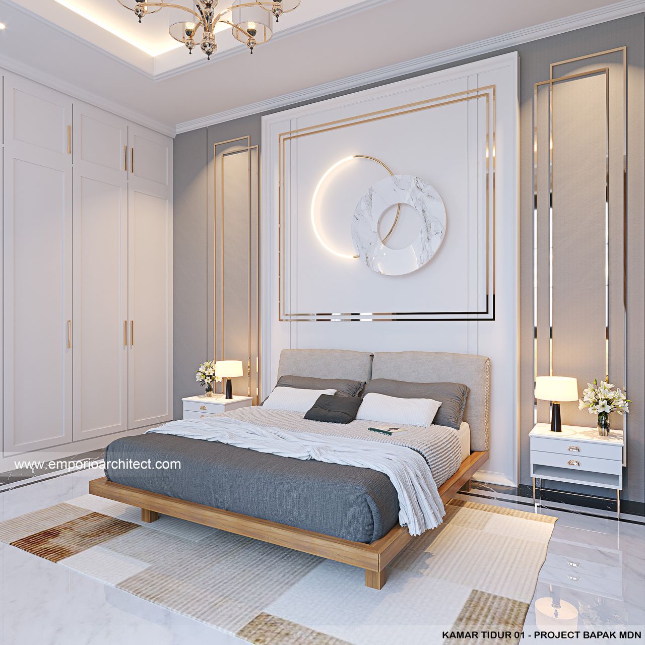 Mr. MDN 1858 Classic House 3 Floors Design - Tangerang 40626 - Interior Design