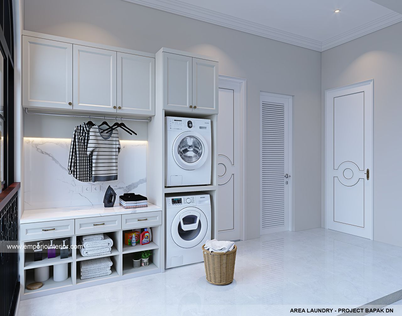 Mr. DN 1557 Classic House 3 Floors Design - Bogor 44563 - Interior Design