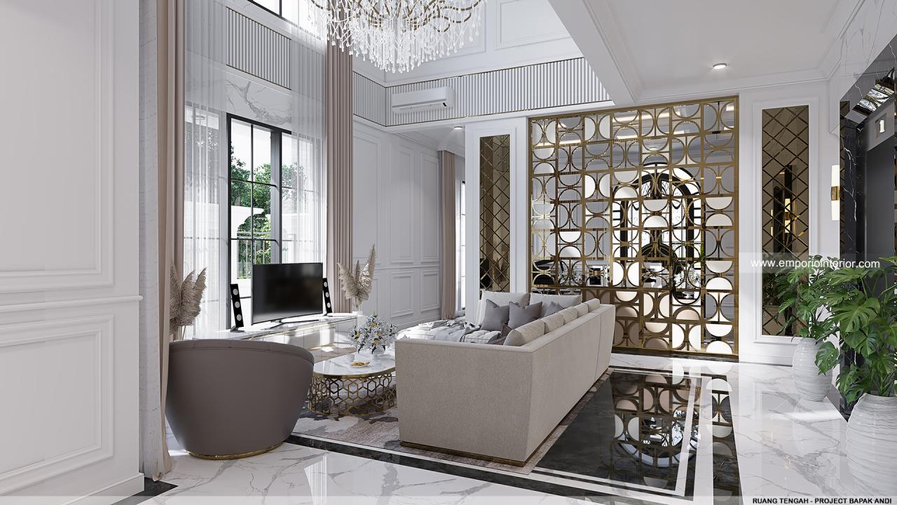 Mr. Andi Classic House 3 Floors Design - Batam 24385 - Interior Design