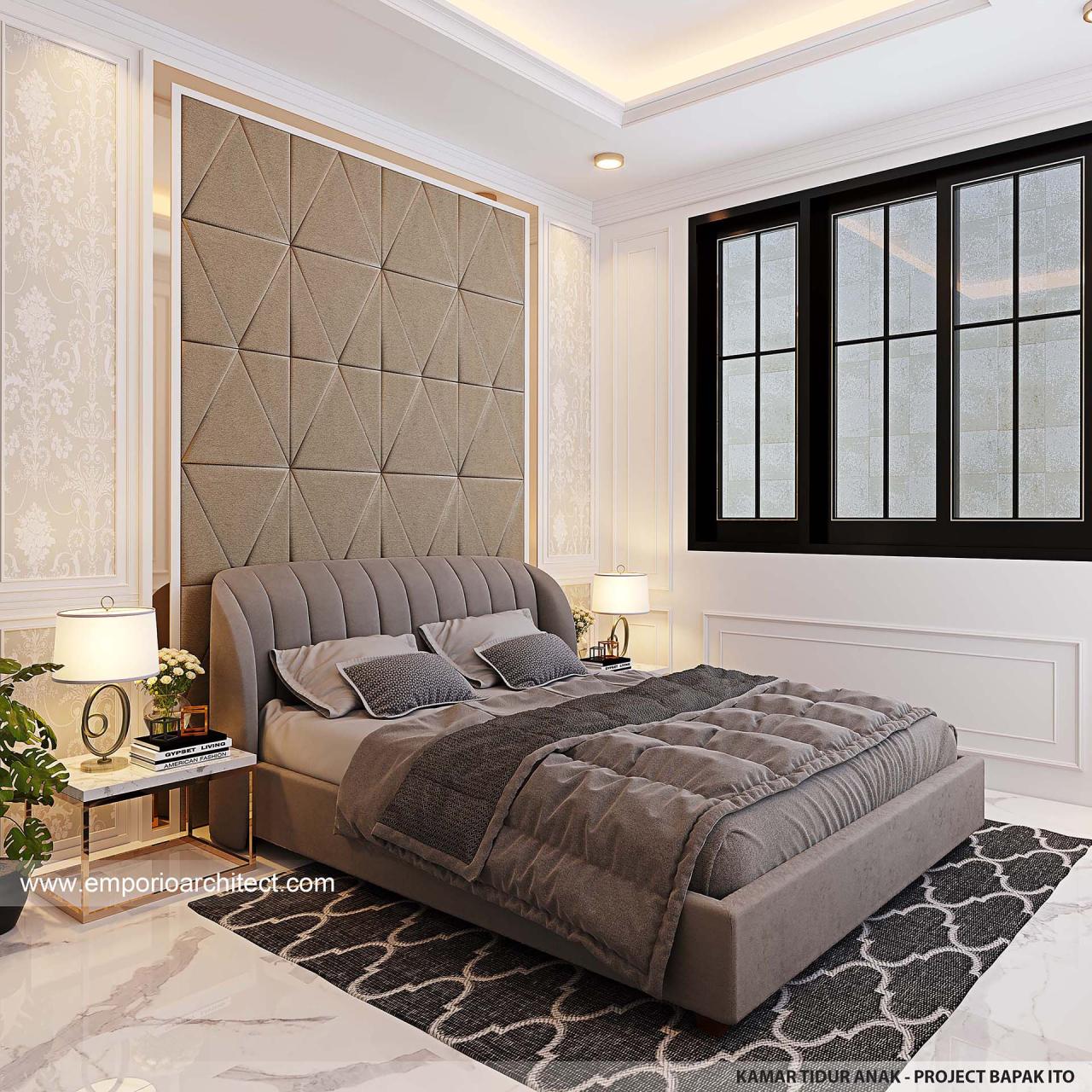 Desain Kamar Tidur Anak Rumah Klasik 3 Lantai Bapak IIT di Jakarta ...
