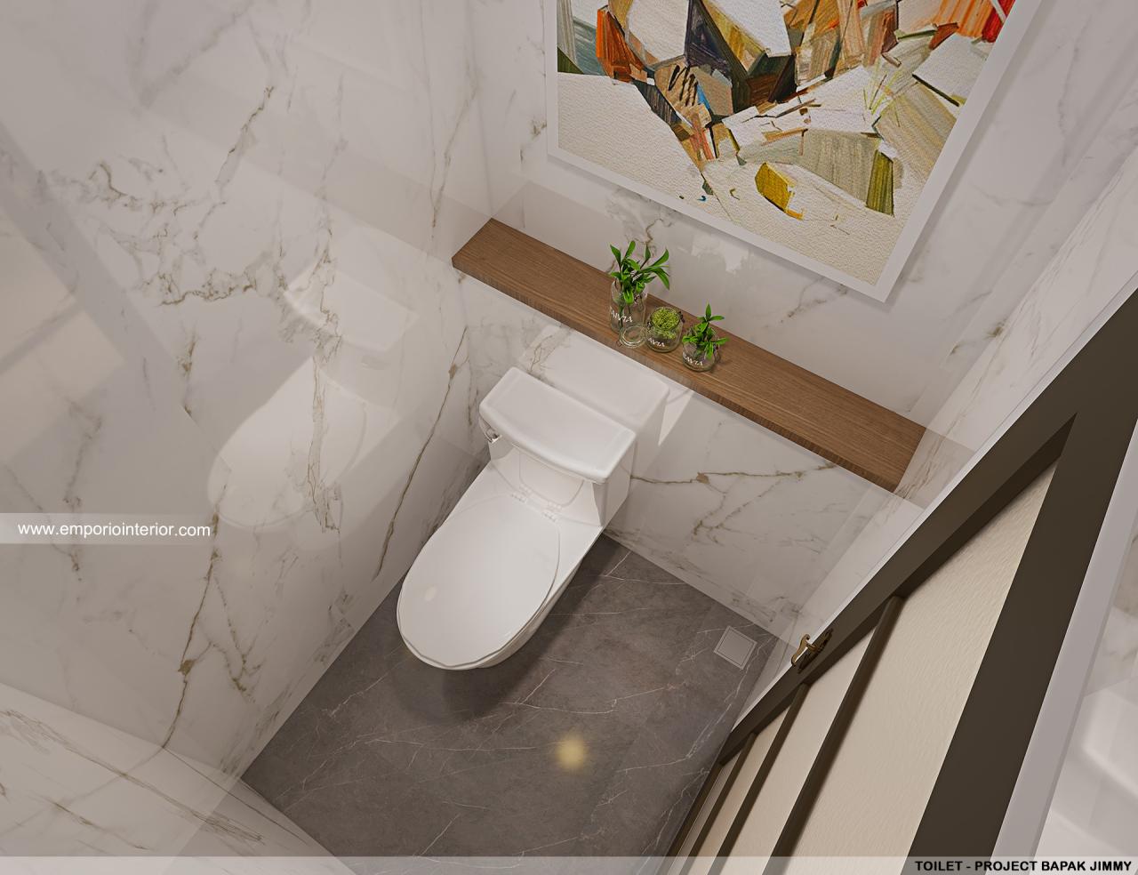 Desain Toilet Rumah Klasik 3 Lantai Bapak JMM di Surabaya 24760 ...