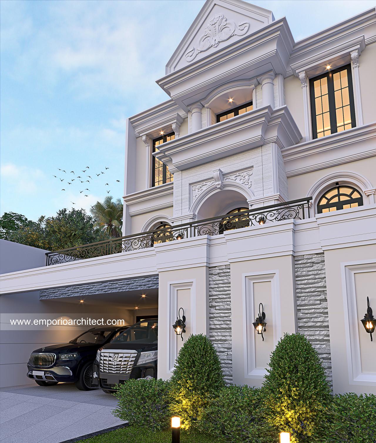Mr. TGH 1374 Classic House 3.5 Floors Design - Tangerang 26901 - Home ...
