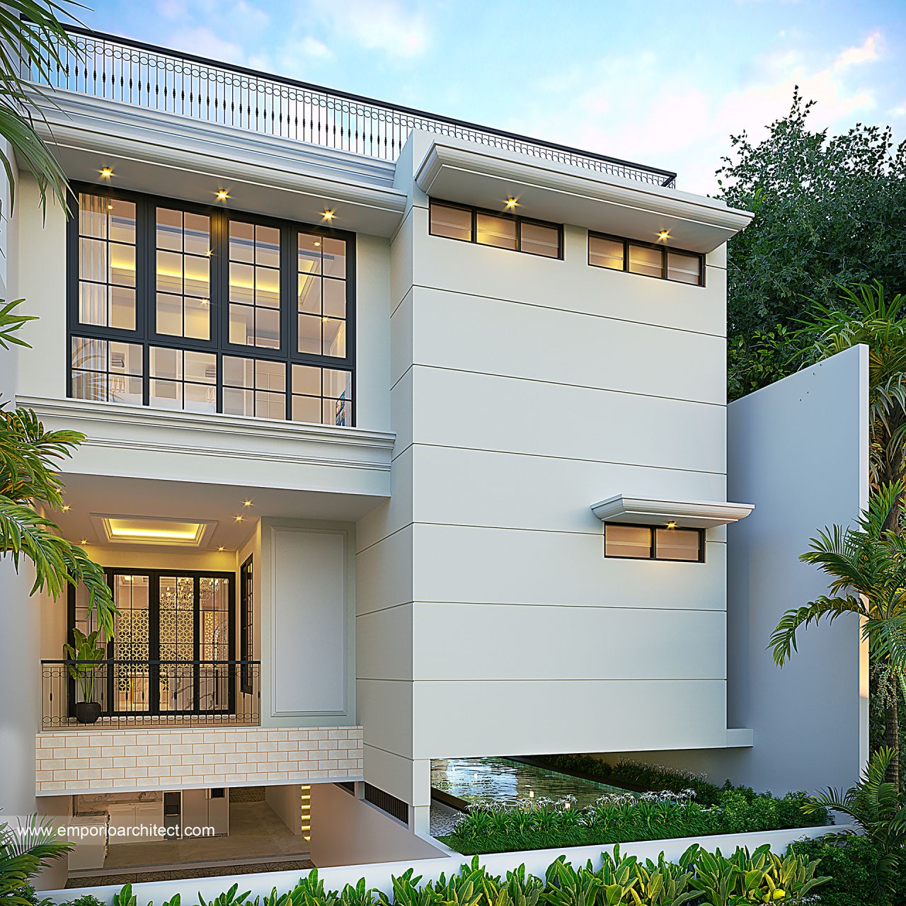 Mrs. TN 1728 VII Classic House 4 Floors Design - Jakarta 36981 - 4 ...