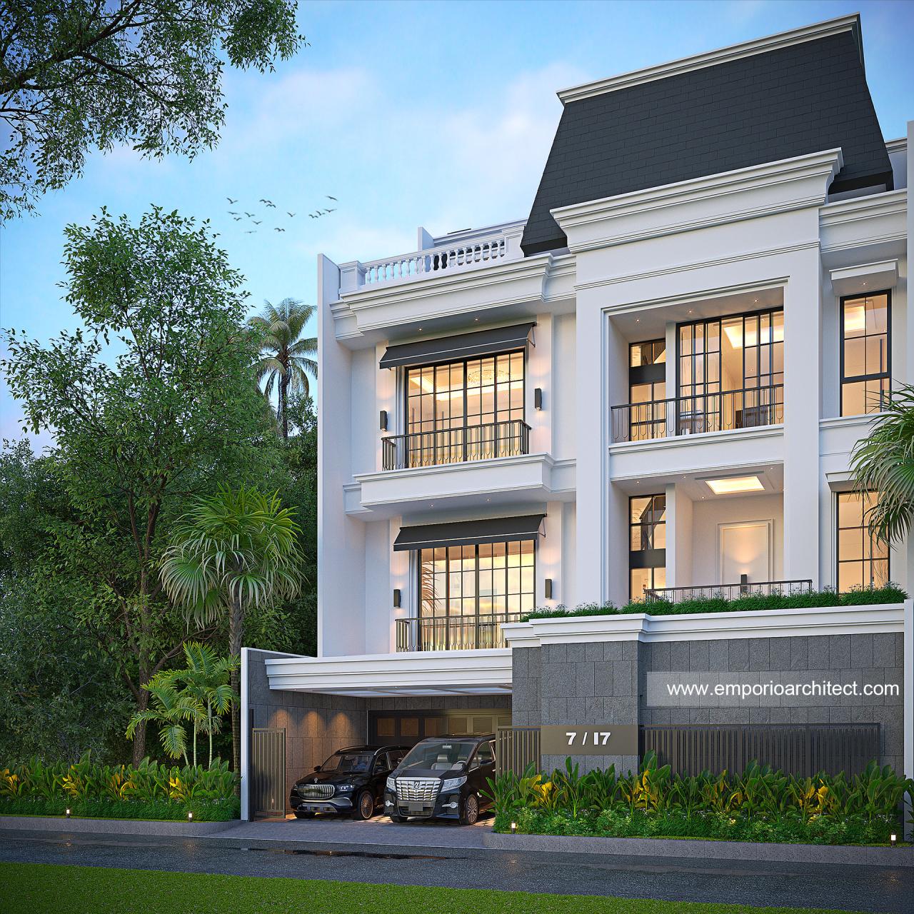 Mr. RGG 1620 Classic House 4 Floors Design - PIK, Jakarta Utara 34202 ...