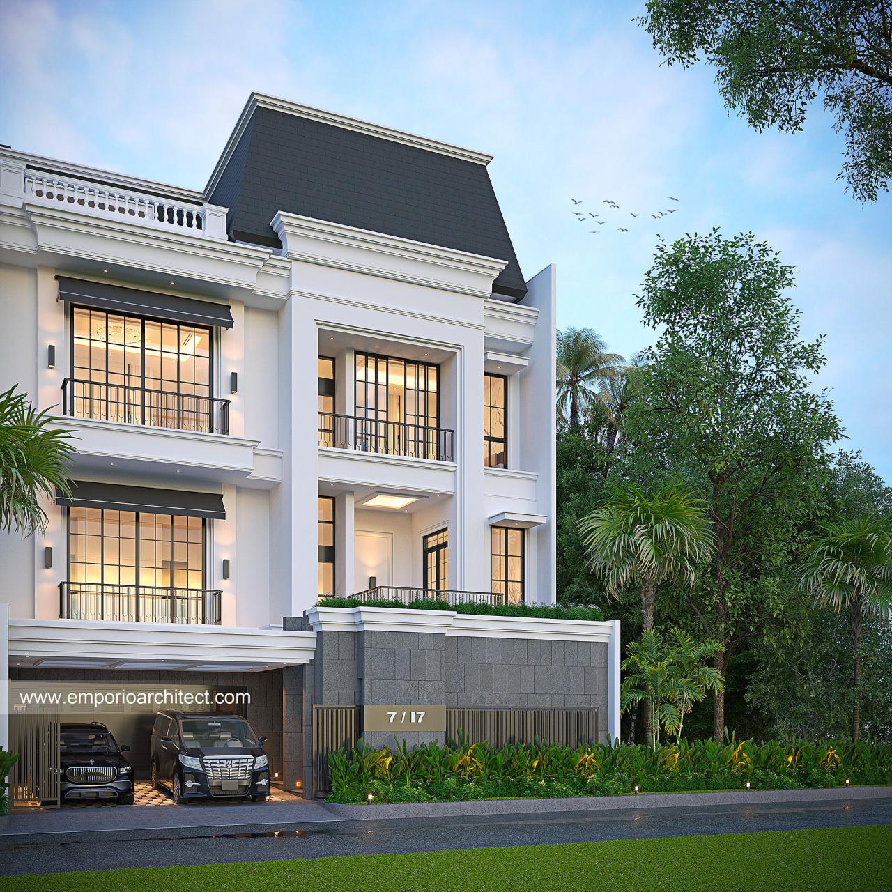 Mr. RGG 1620 Classic House 4 Floors Design - PIK, Jakarta Utara 34203 ...