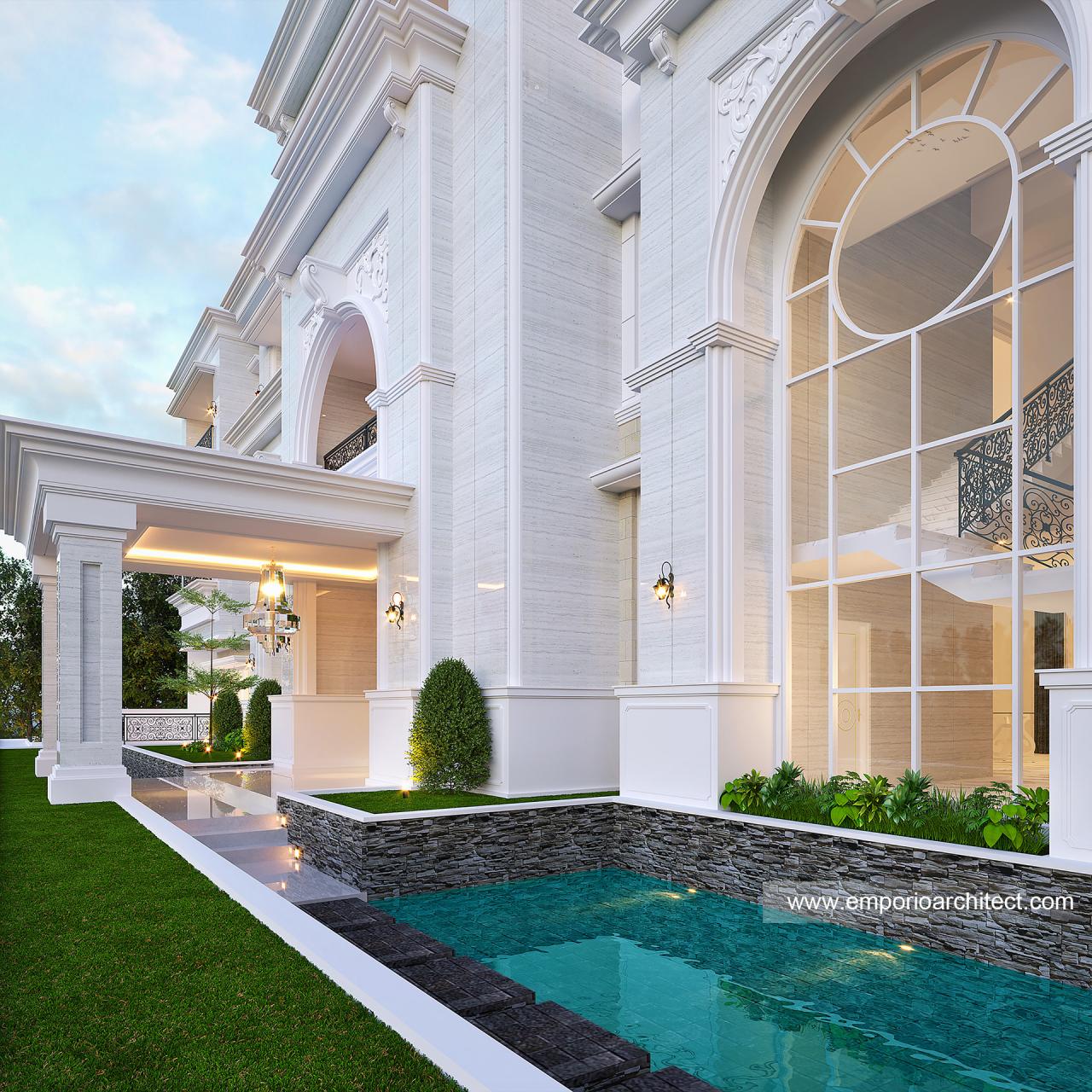 Classic House 4.5 Floors Design - PIK, Jakarta Utara 23154 - Classic ...