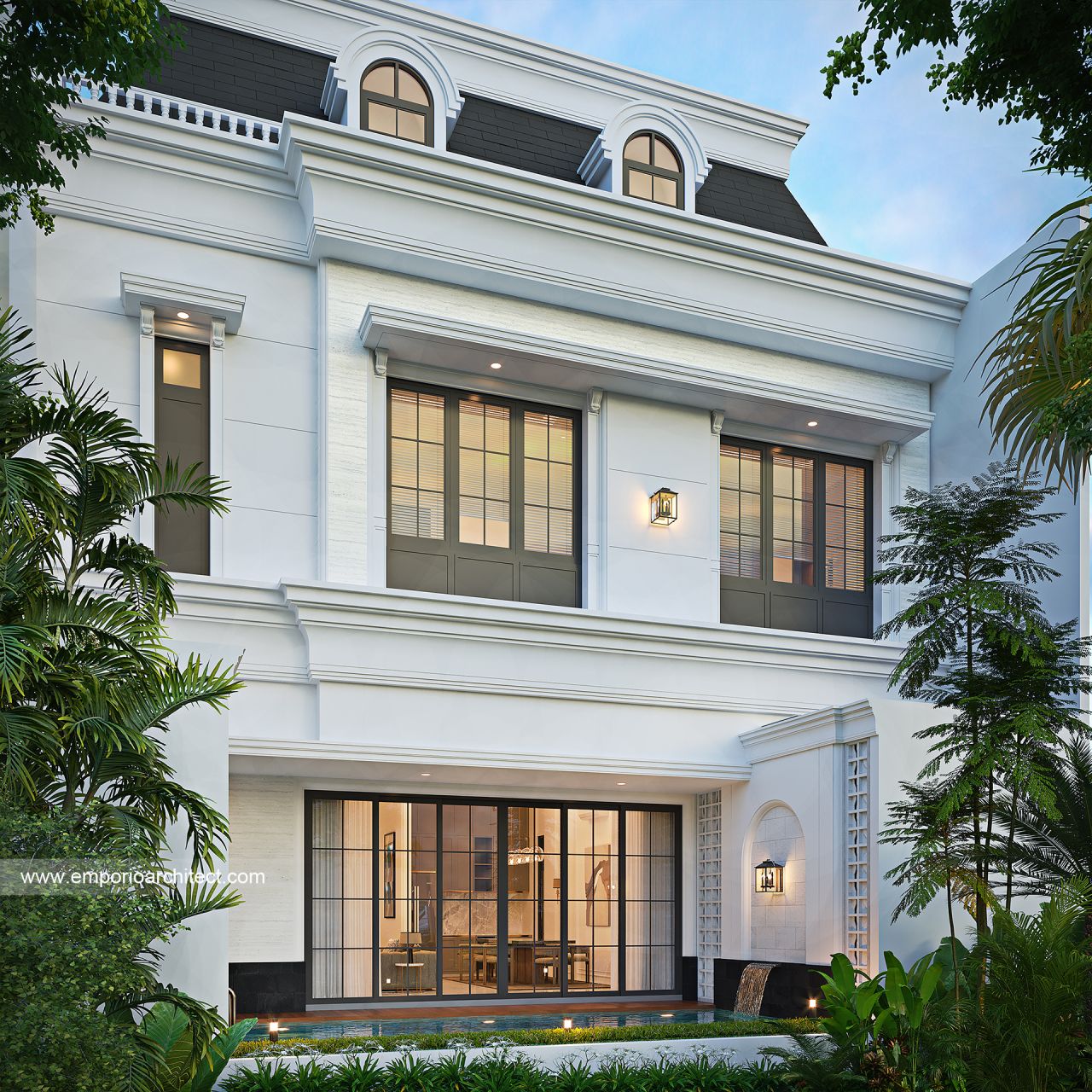 Mr. RND Classic Mediterranean House 2 Floors Design - Tebet, Jakarta ...