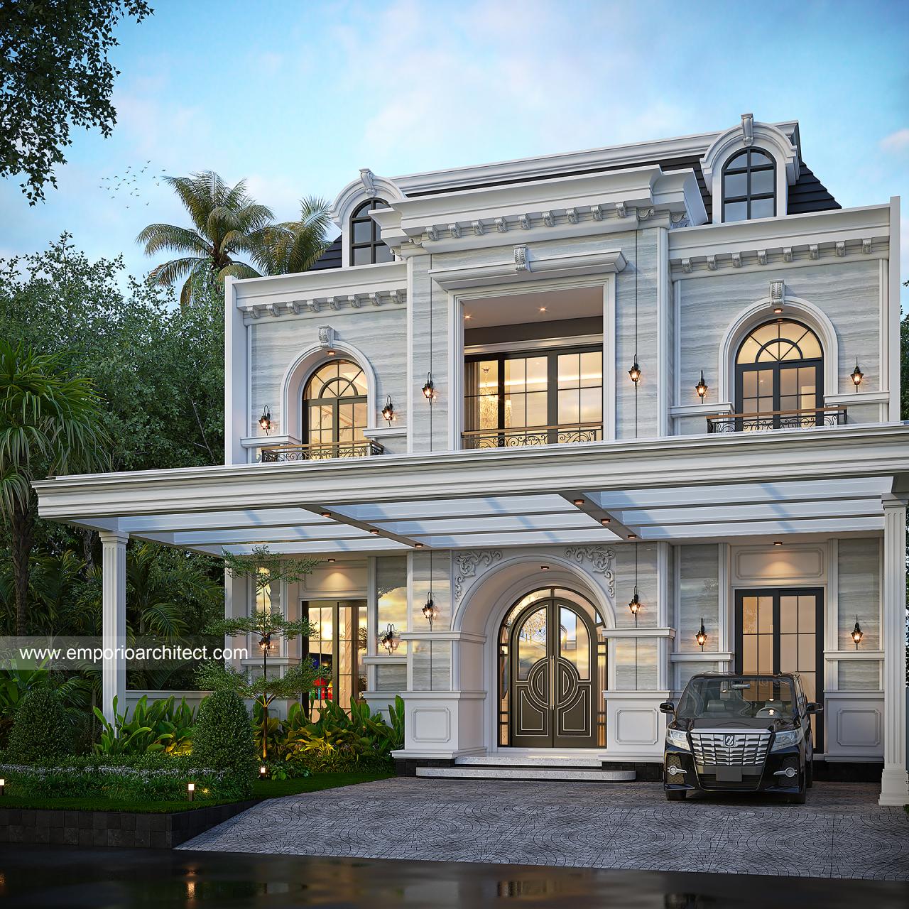 Mr. HTN 1514 Classic Mediterranean House 2 Floors Design - Jakarta ...