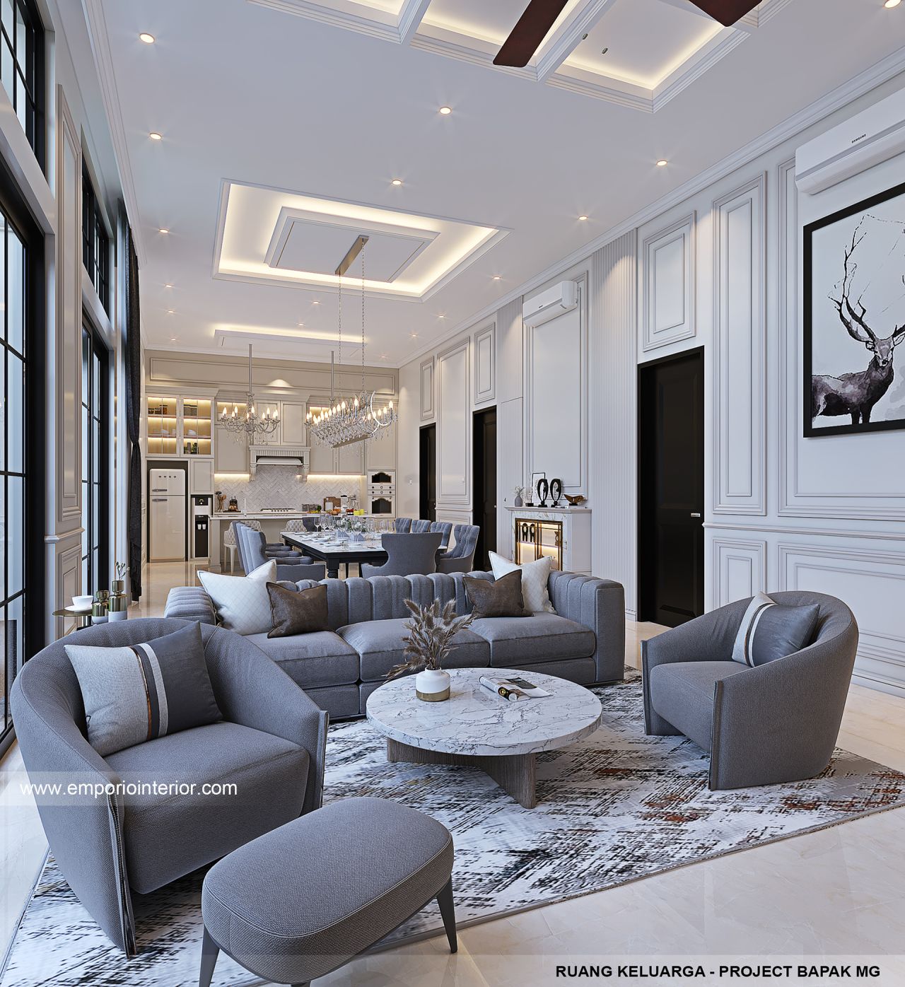 Mr. MG 2133 Classic Modern House 1 Floor Design - Karawaci, Tangerang ...