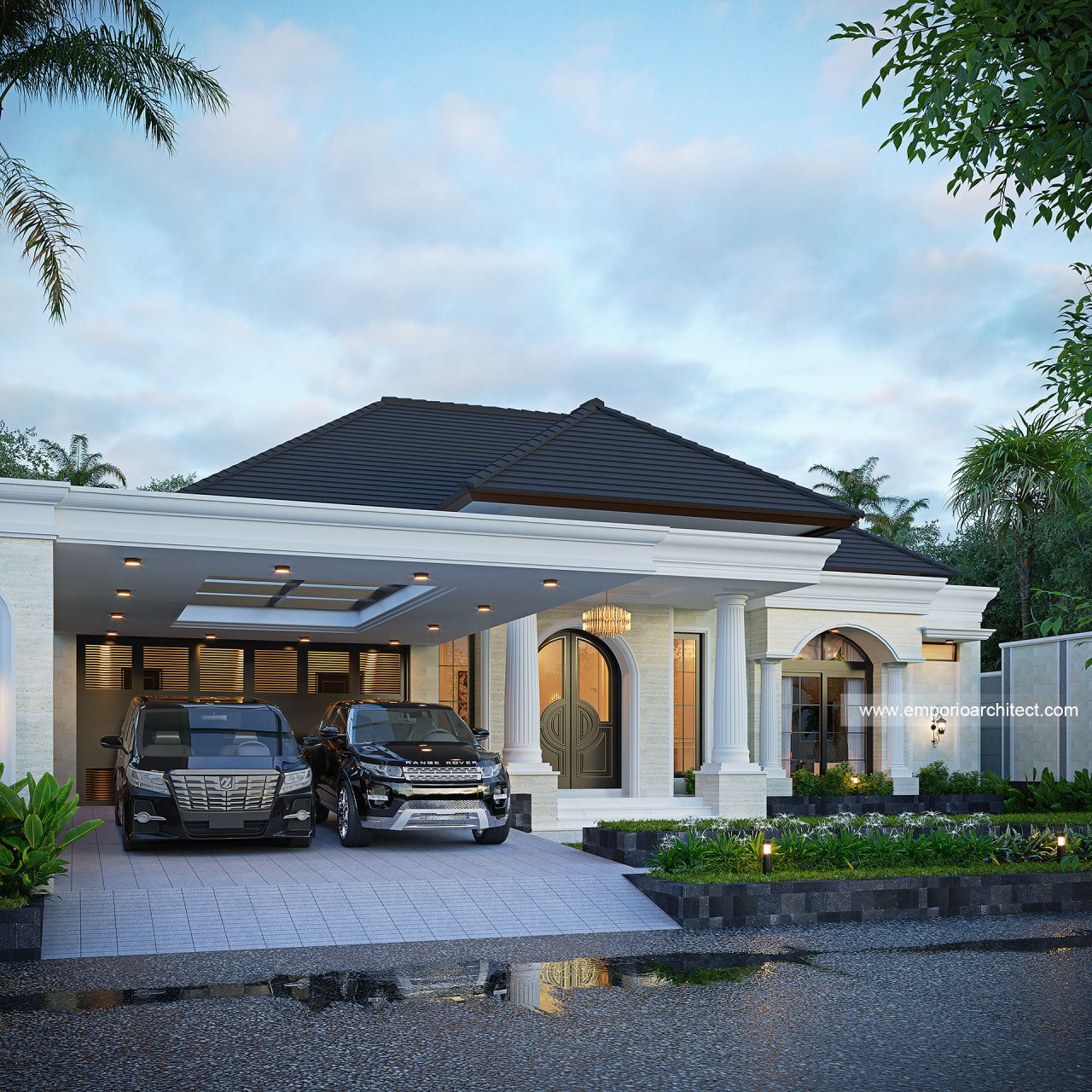 Mrs. SYT 1827 Mediterranean Classic House 1 Floor Design - Malang 39930 ...