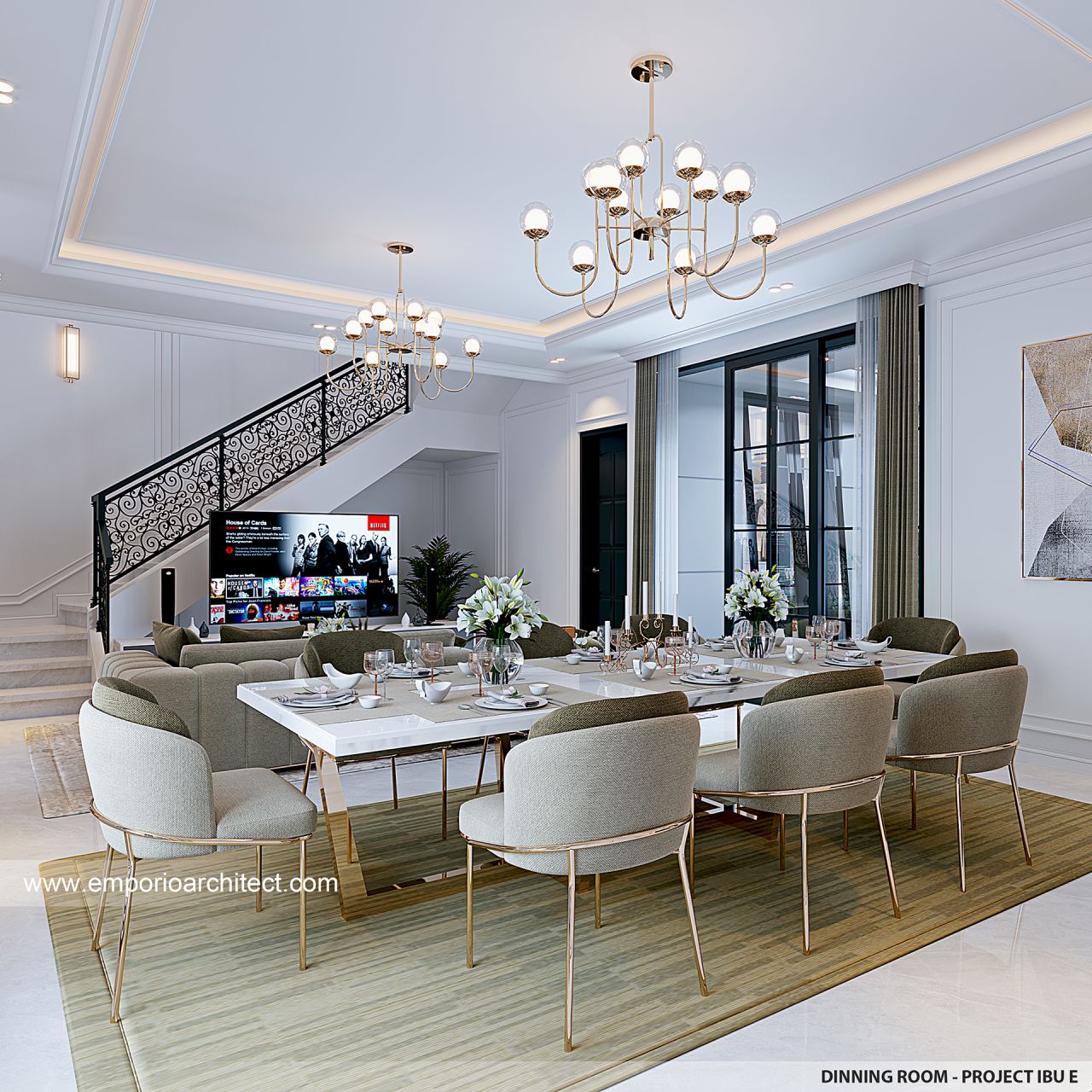 1618 Dining Room Design - Emporio Architect