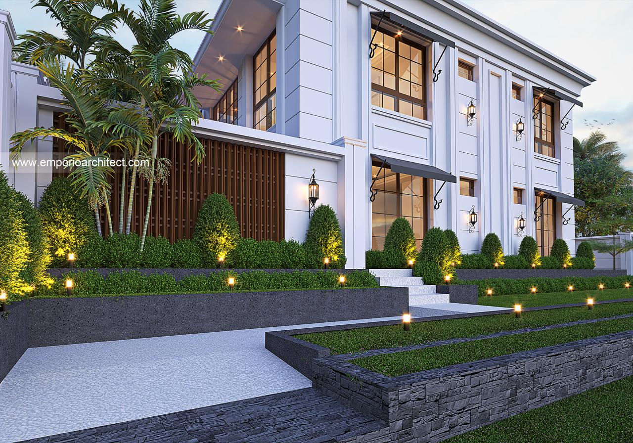 Mr. AFL Classic Modern House 2 Floors Design - Solo 28796 - Side View ...