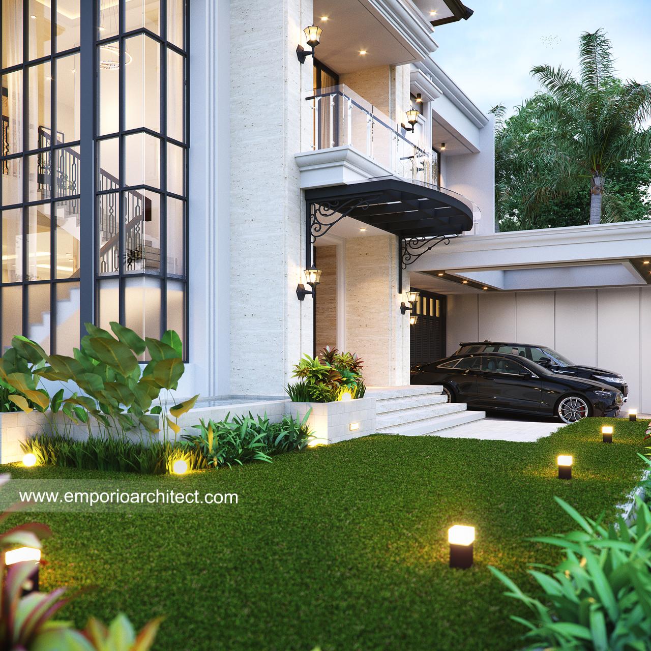 #homeexteriordesign - Mrs. Naomi Classic Modern House 2 Floors Design ...